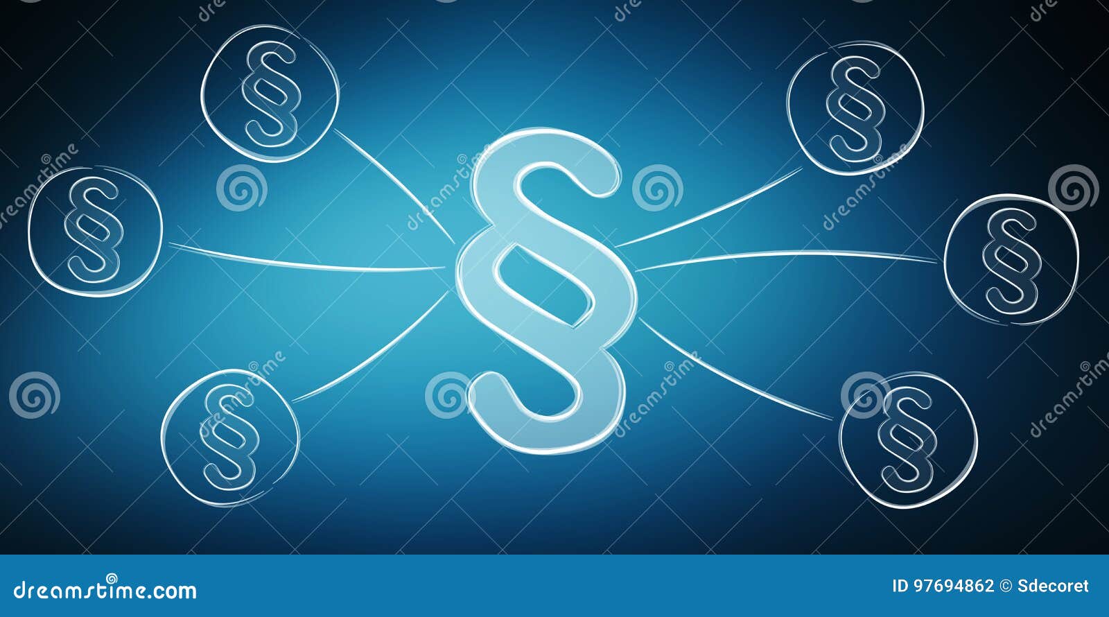 Hand-drawn Law Protection Right Stock Illustration - Illustration of ...