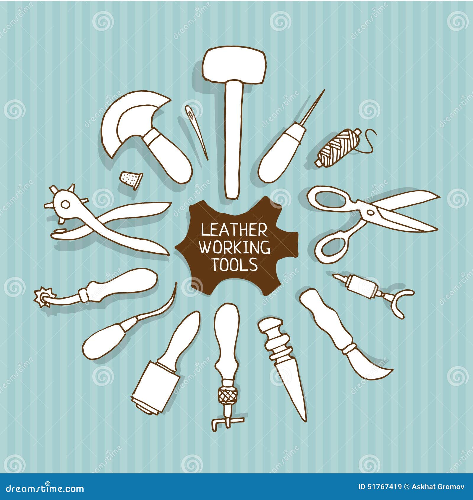 Tanner Tools Stock Illustration | CartoonDealer.com #54199978