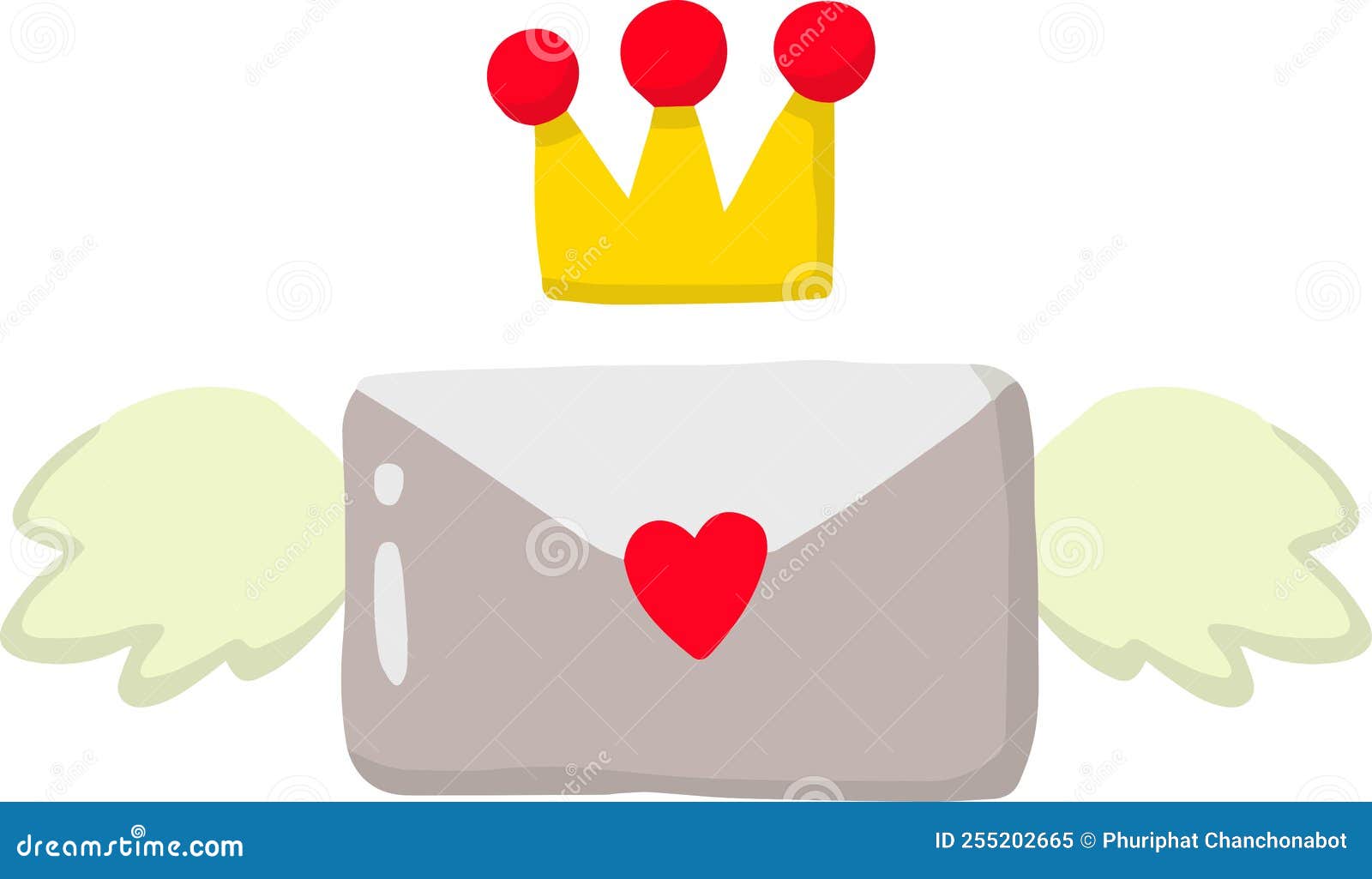 Hand Drawn Letter of Love Illustration Stock Vector - Illustration of ...