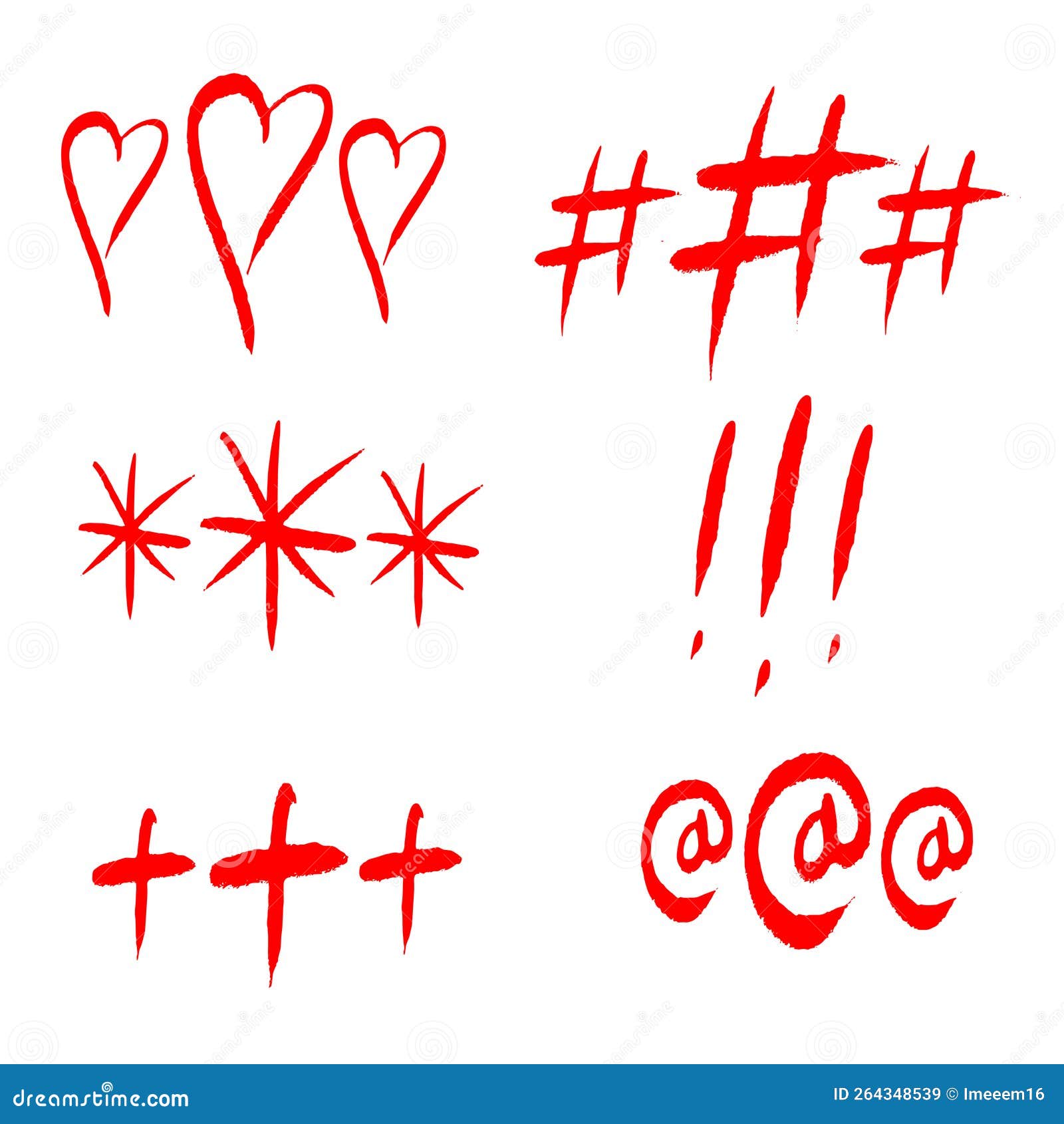 Hand Drawn Lettering Icon Symbol Stock Vector - Illustration of layout ...