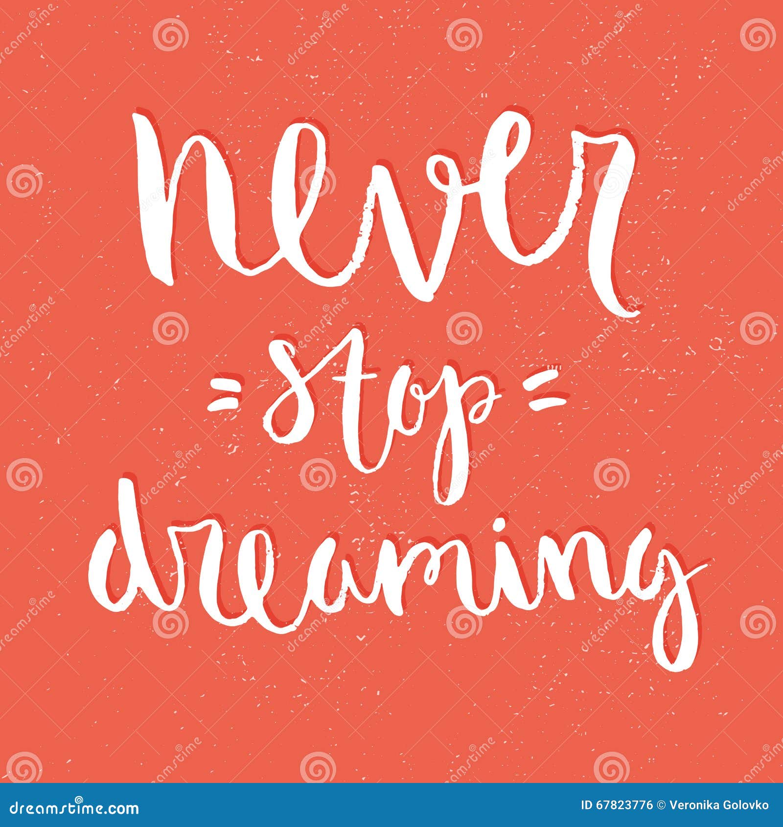 Hand Drawn Lettering Poster Stock Vector - Illustration of isolated ...