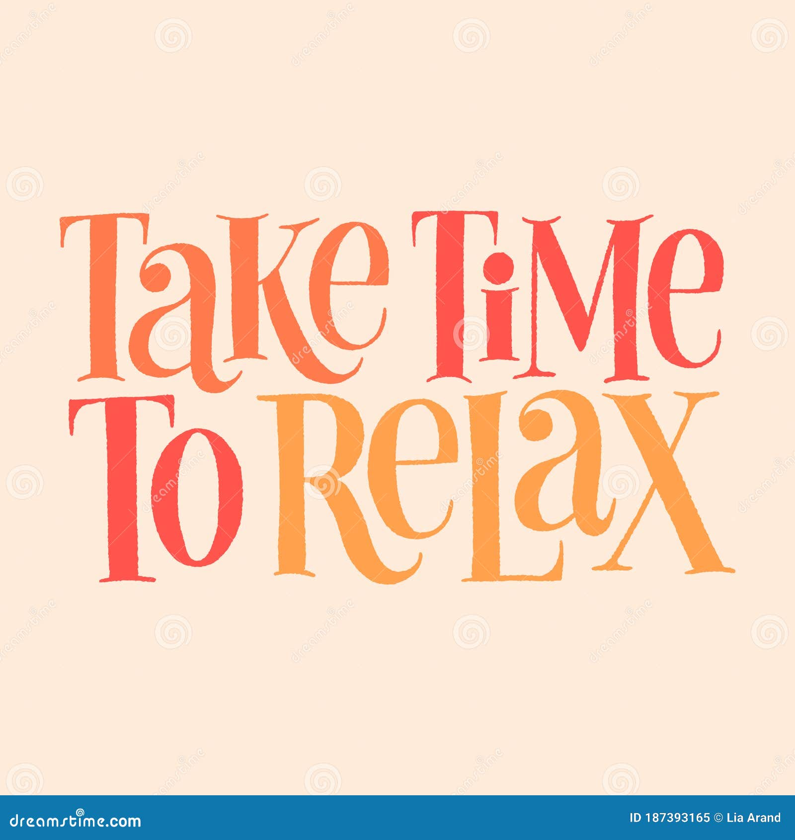 Time To Relax Stock Vector Illustration Of Break Figure 187393165