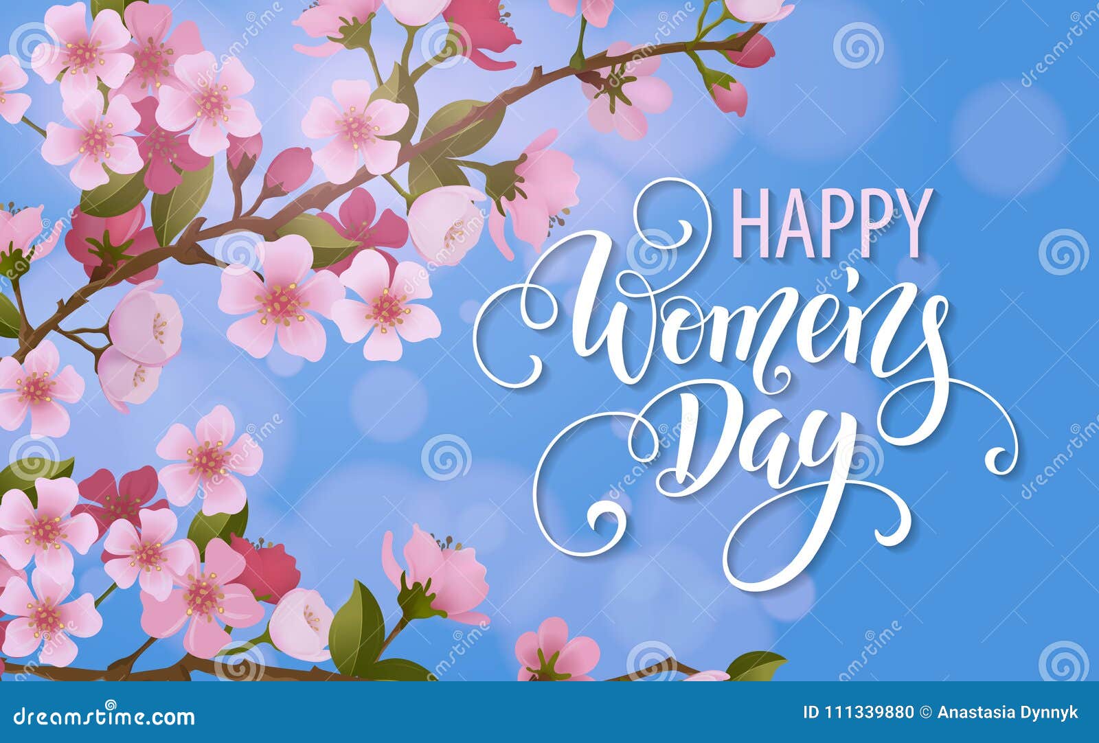 Hand Drawn Lettering. Spring Holidays Stock Vector - Illustration of ...