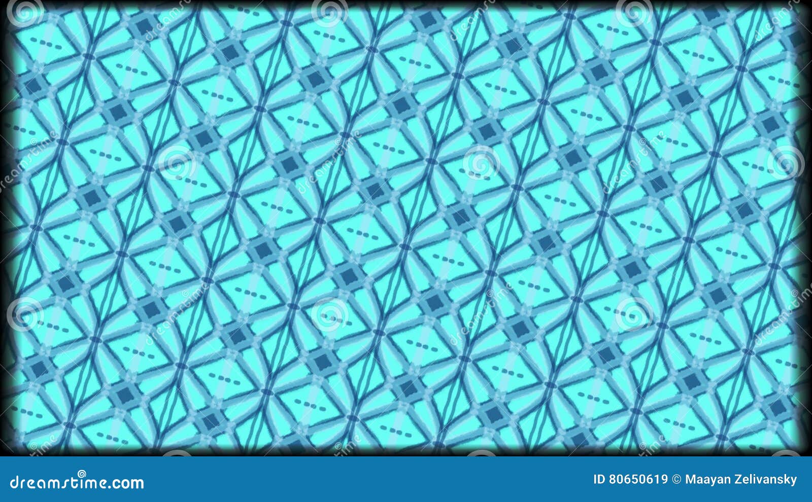 Hand Drawn Light Turquoise Pattern Stock Illustration - Illustration of ...