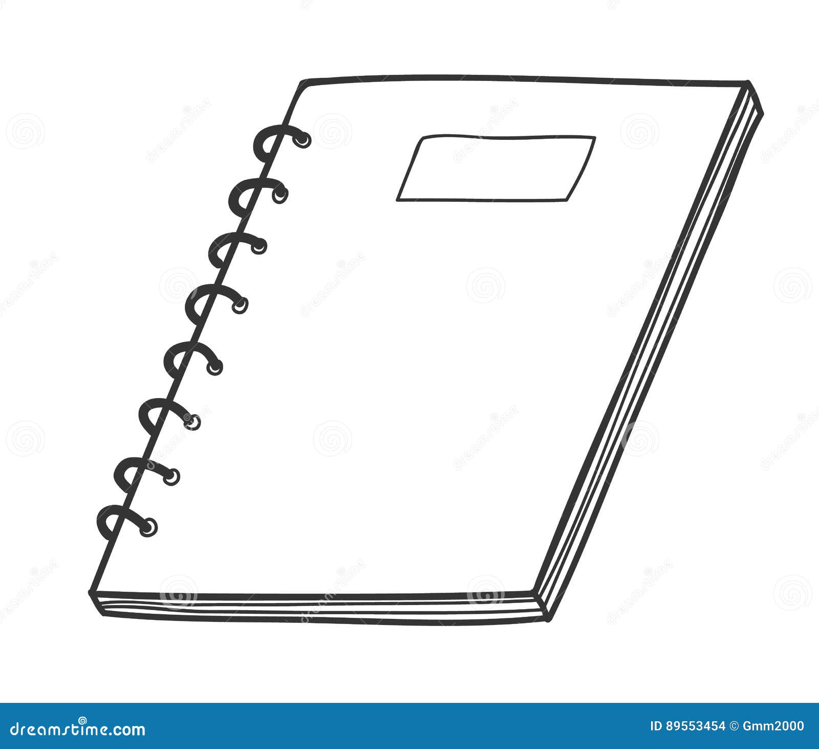 Hand Drawn Line Art Notebook Art Illustration Stock Vector ...