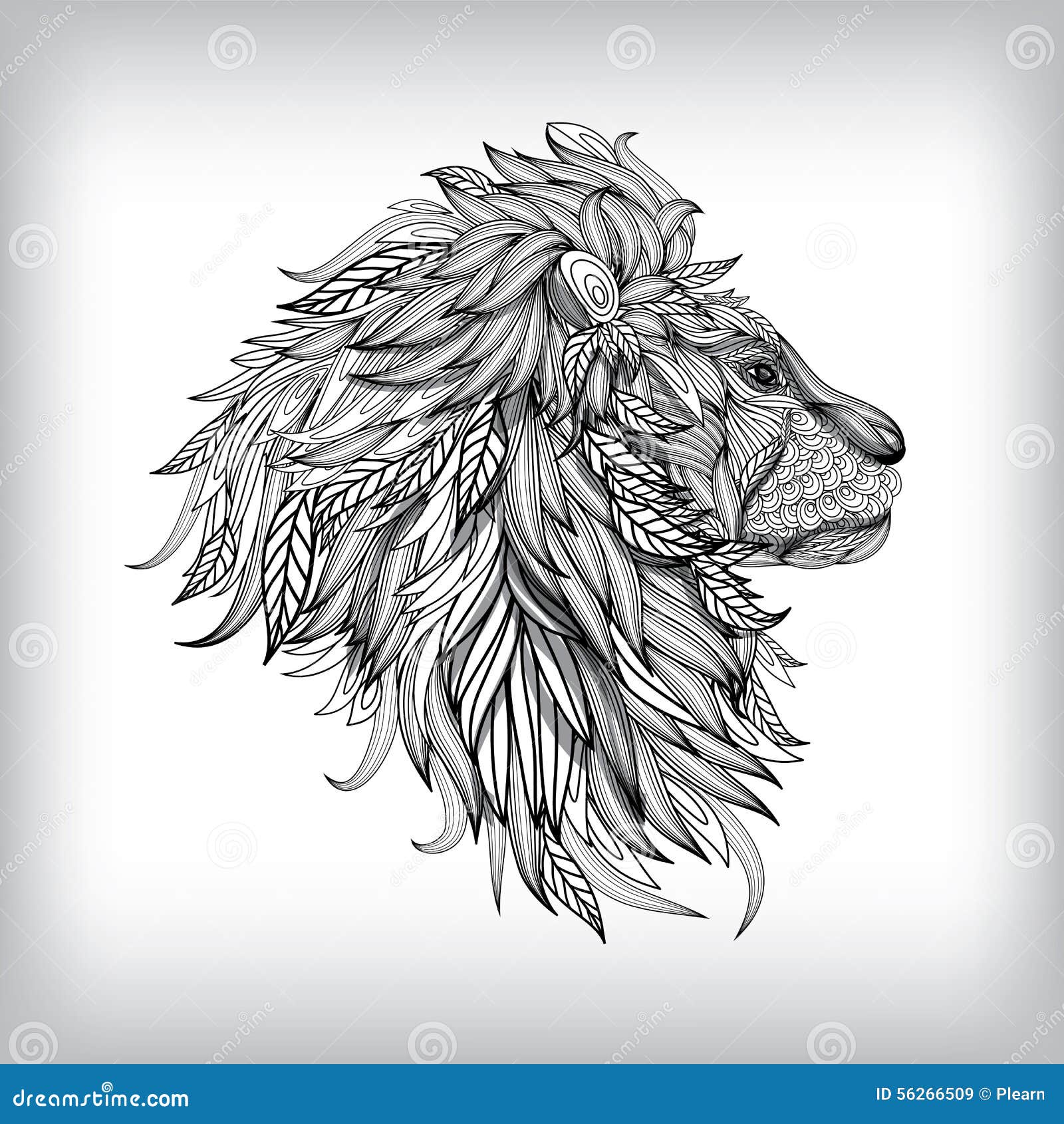Hand Drawn Lion Illustration Stock Illustrations – 12,179 Hand Drawn ...