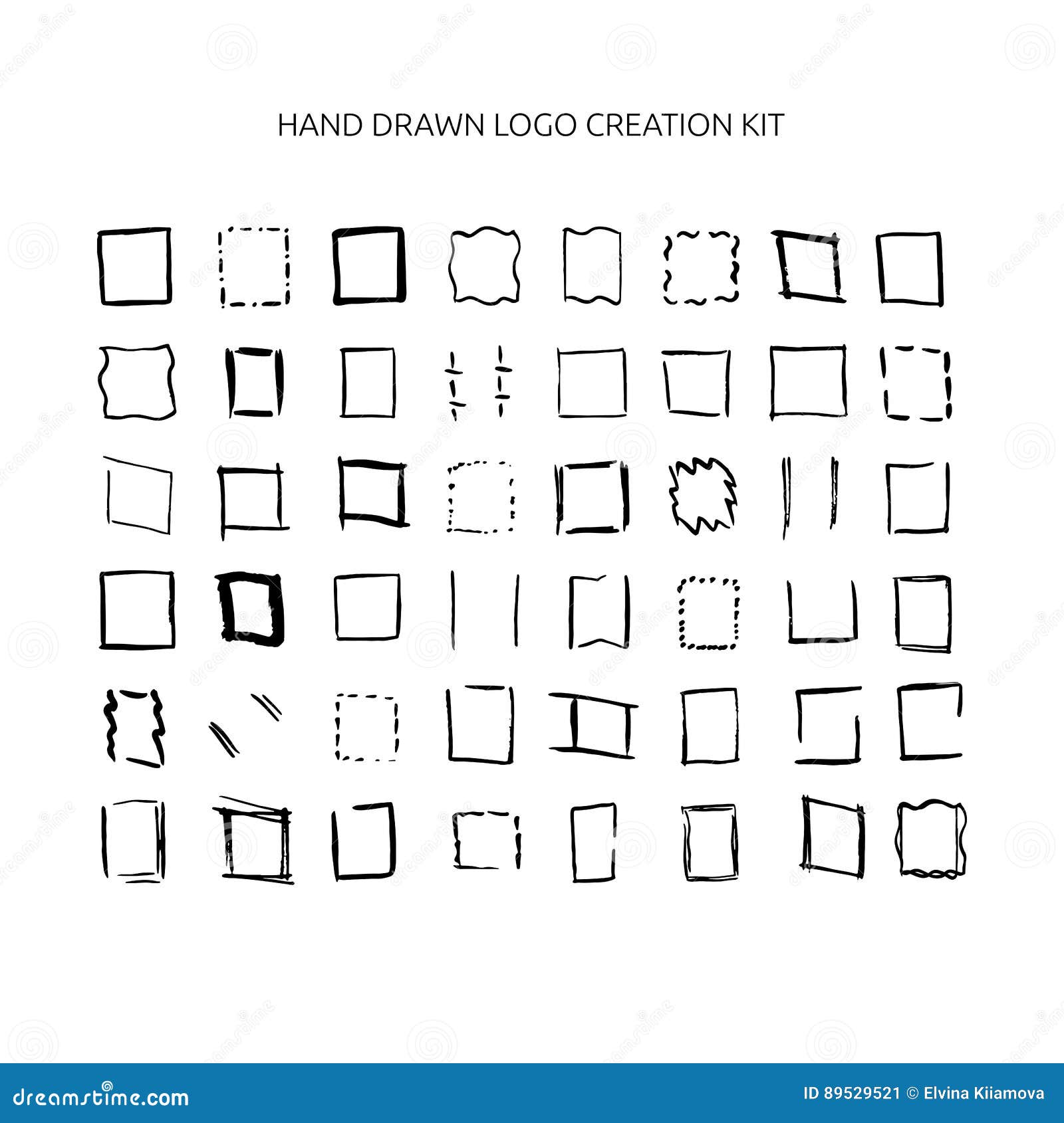 Logo Creation Process. A Group Of People Are Working On The Logo ...