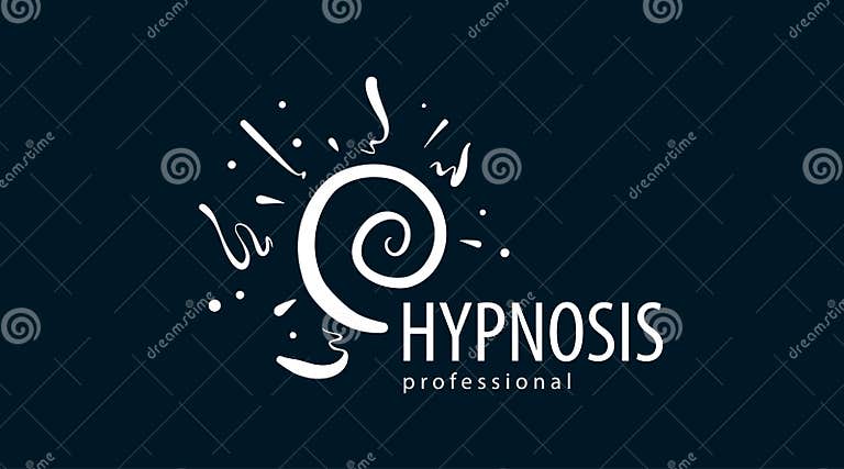 Hand-drawn Logo for Professional Hypnosis Stock Vector - Illustration ...