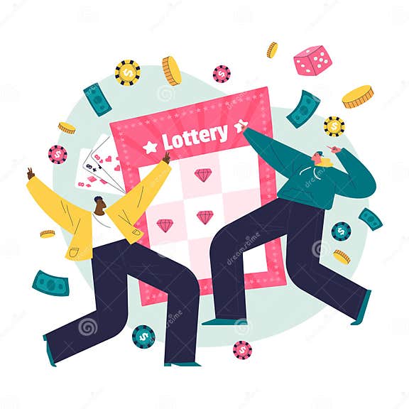 Hand Drawn Lottery Ticket Vector Illustration Stock Vector ...