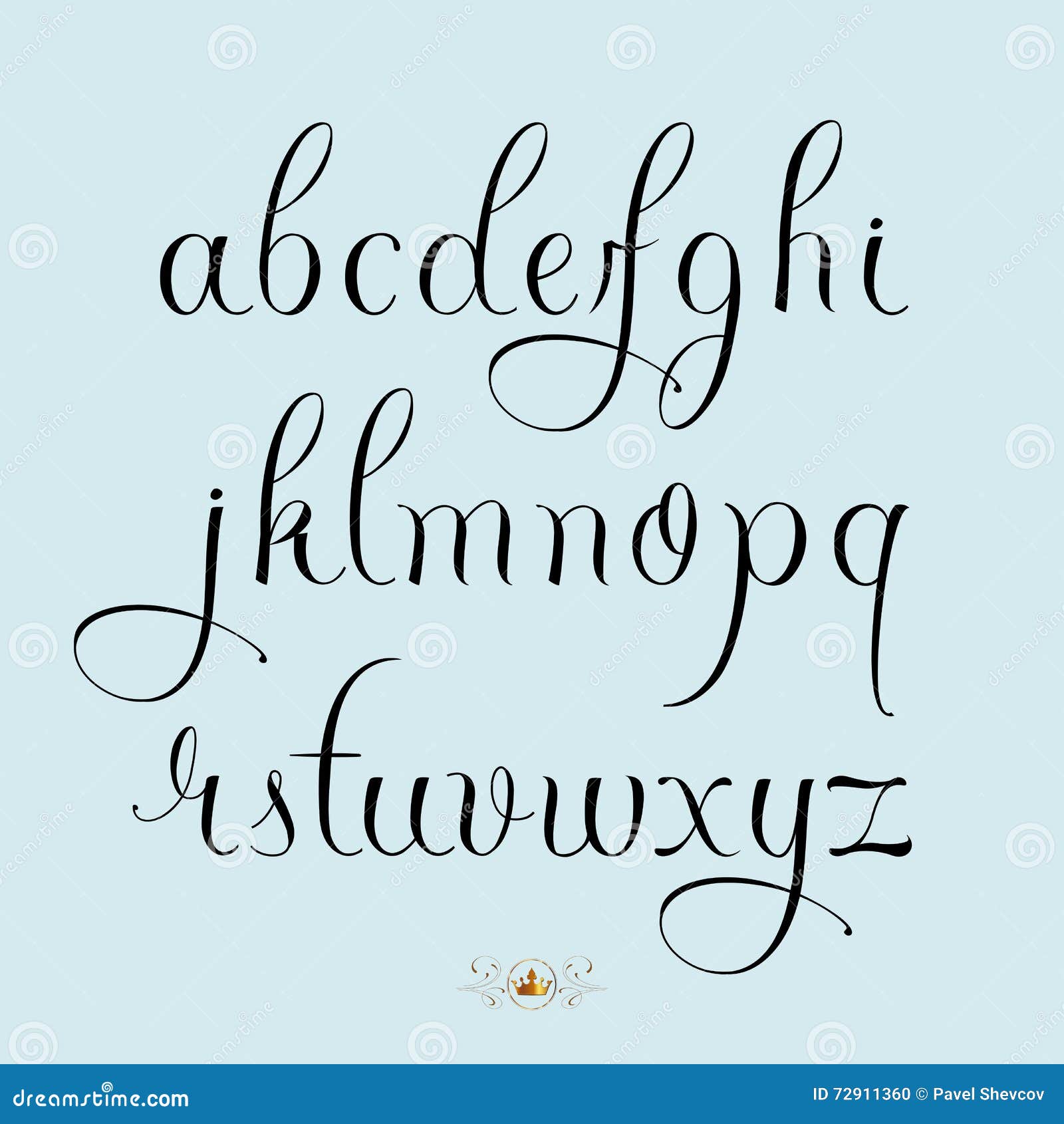 Fancy Lettering Lower Case