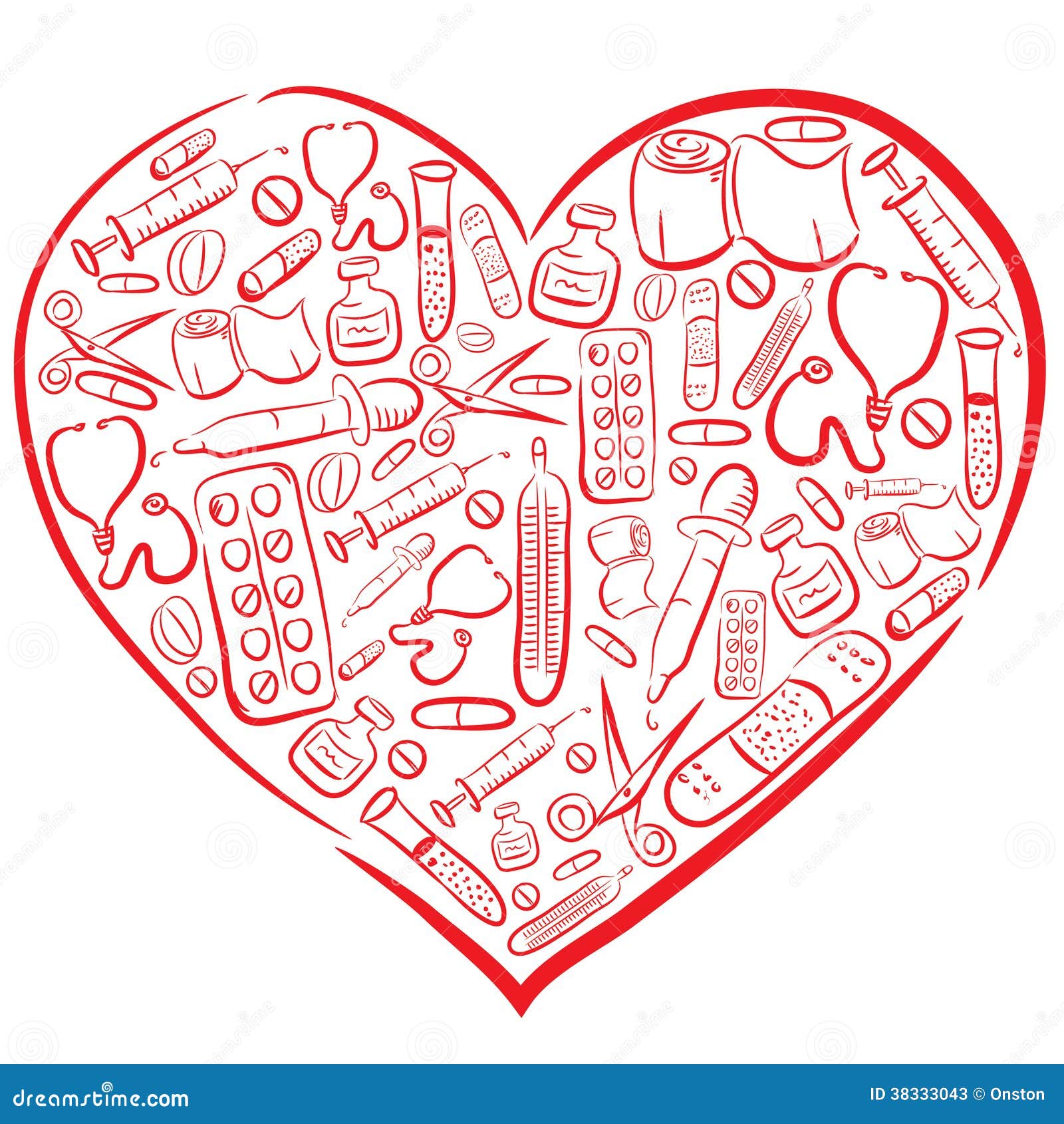 Medical Heart Vector Art