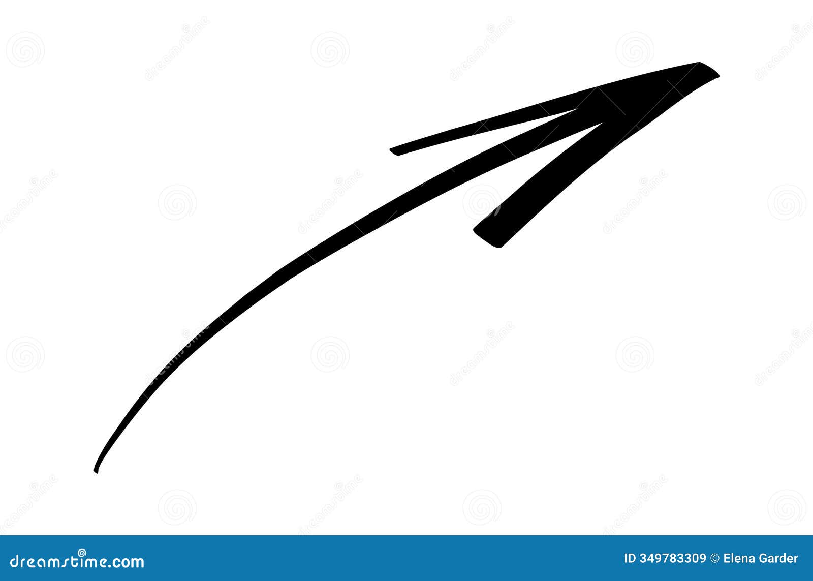 Hand-Drawn Minimalistic Arrow Design for Presentations, Infographics ...