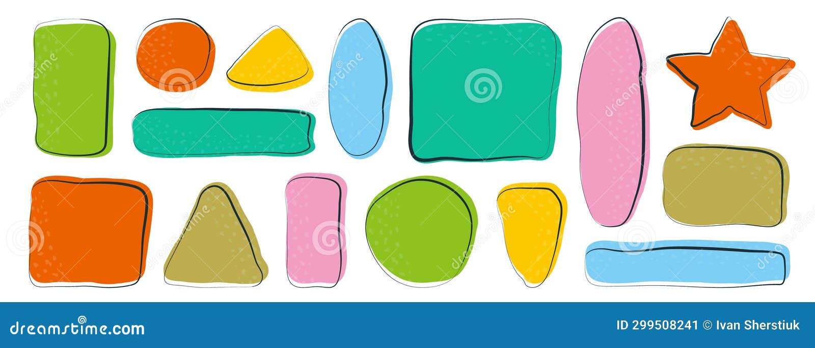 Hand Drawn Minimalistic Set of Quote Posters, in Different Shapes, with ...