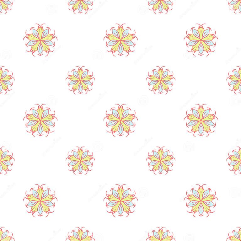 Hand-drawn Multicolor Repeat Pattern on Transparent Background, Repeat ...