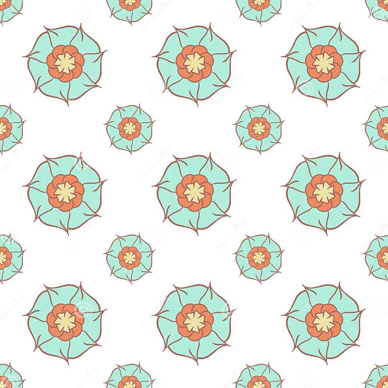 Hand-drawn Multicolor Repeat Pattern on Transparent Background, Repeat ...