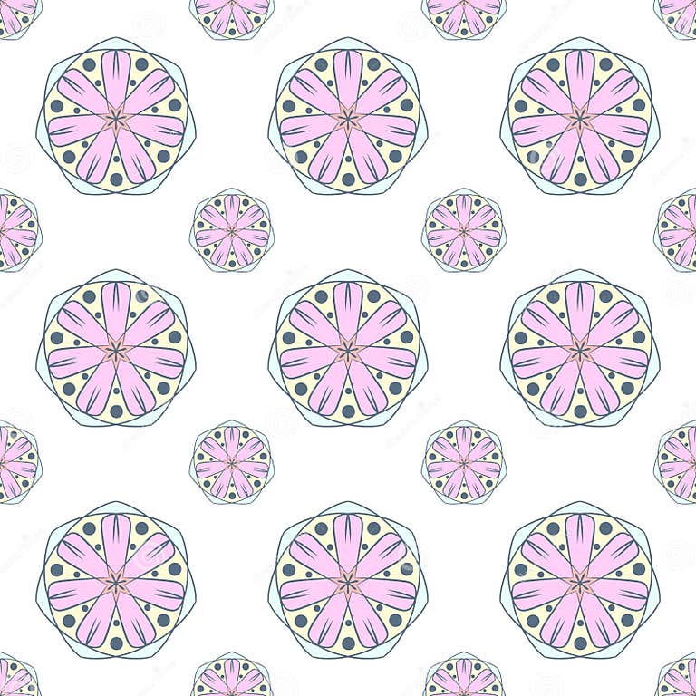 Hand-drawn Multicolor Repeat Pattern on Transparent Background, Repeat ...