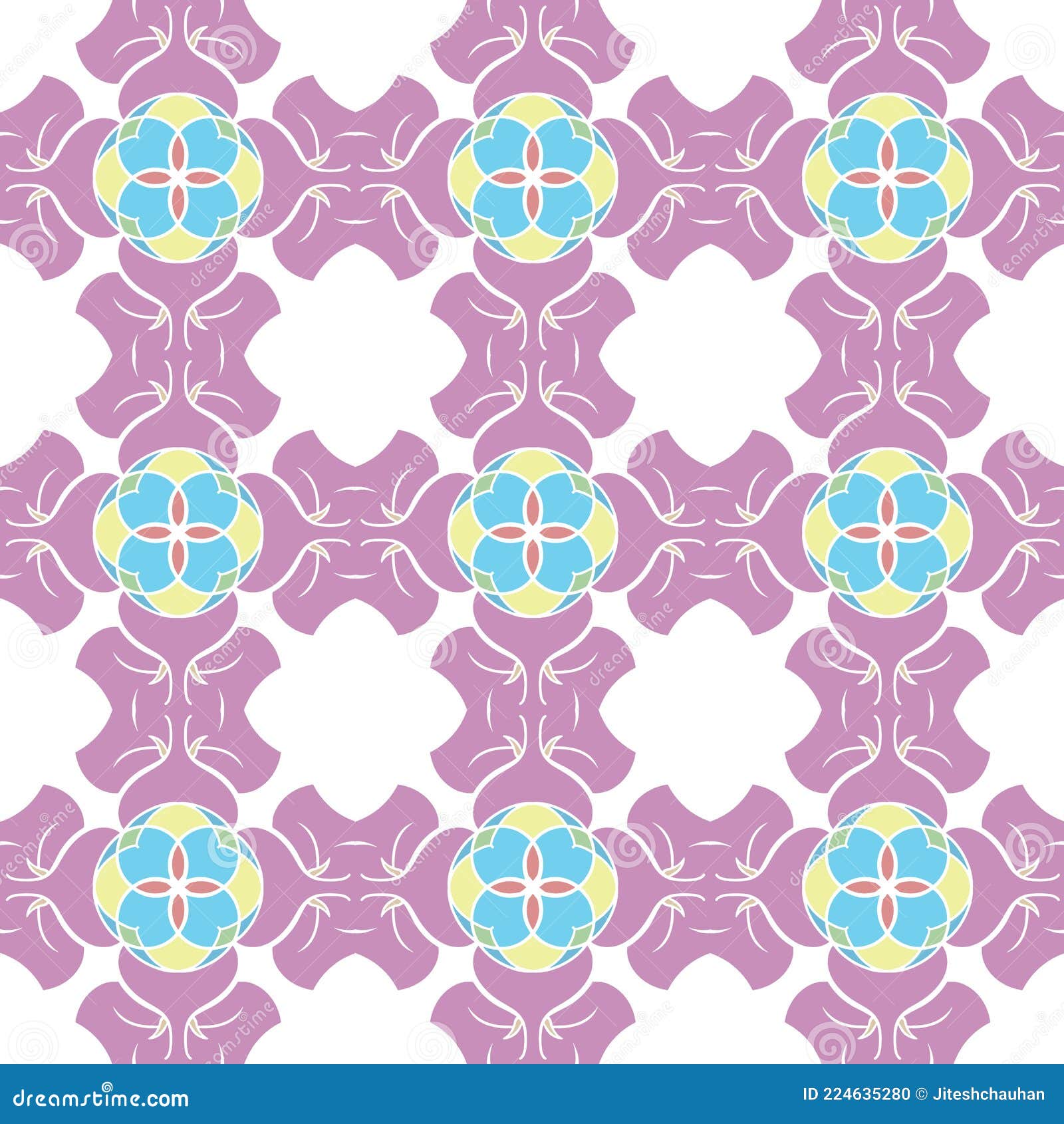 Hand-drawn Multicolor Repeat Pattern on Transparent Background, Repeat ...