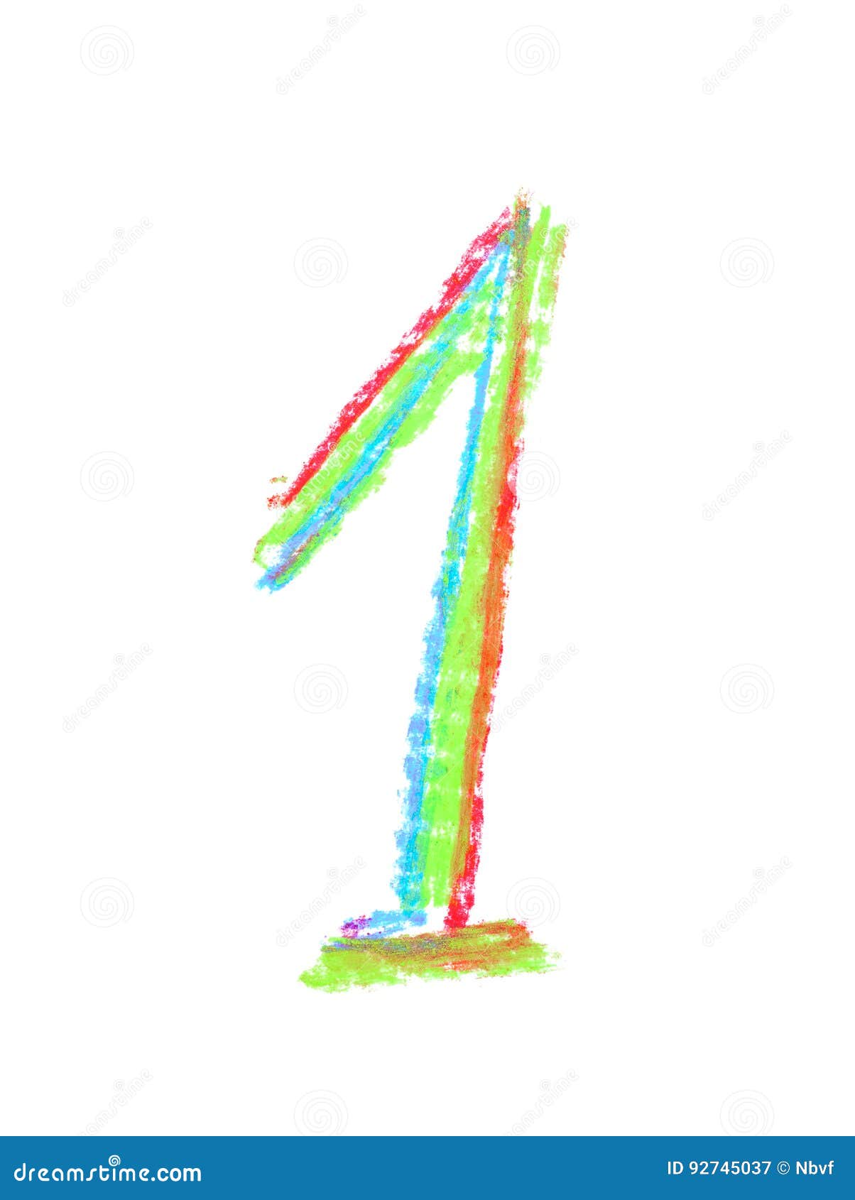 Hand Drawn Number Symbol Isolated Stock Image - Image of handwritten ...