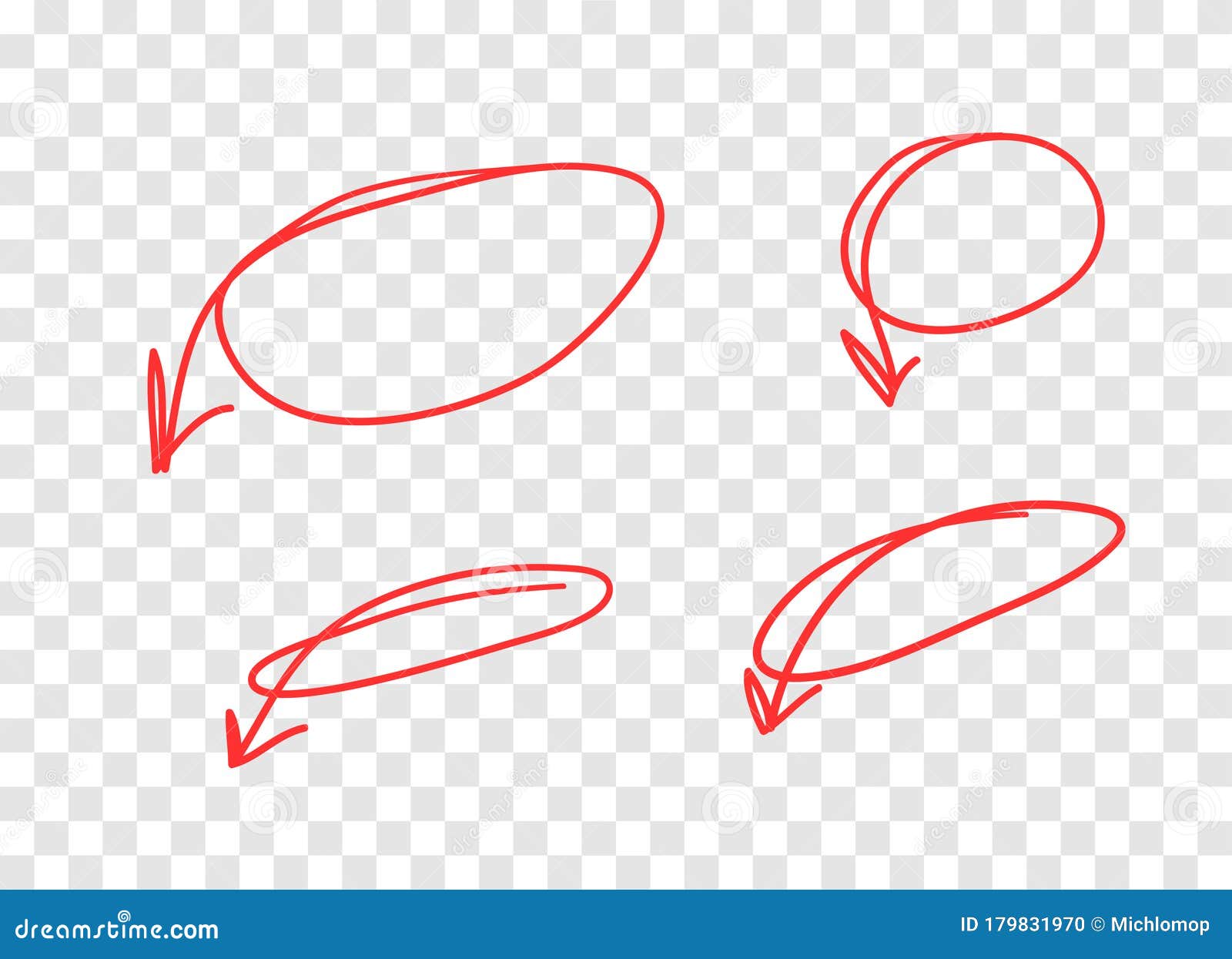 Red Marker Circle Transparent Background