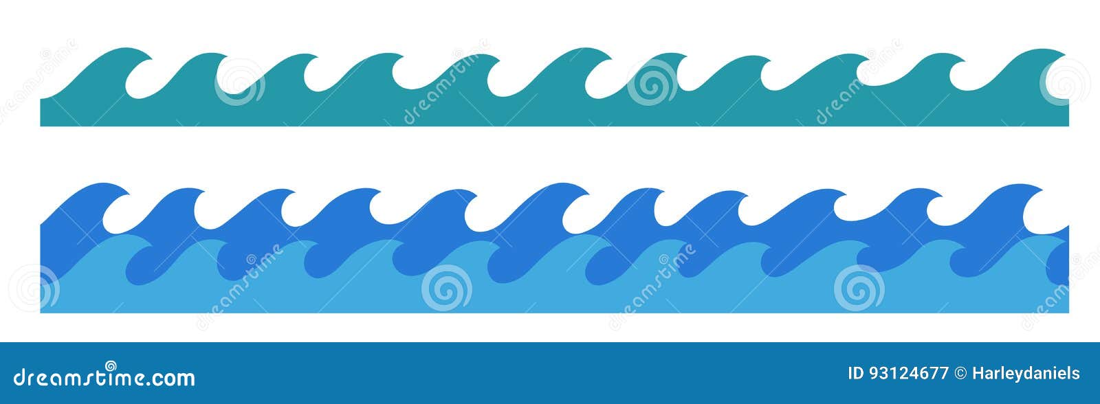 Animated Waves Border