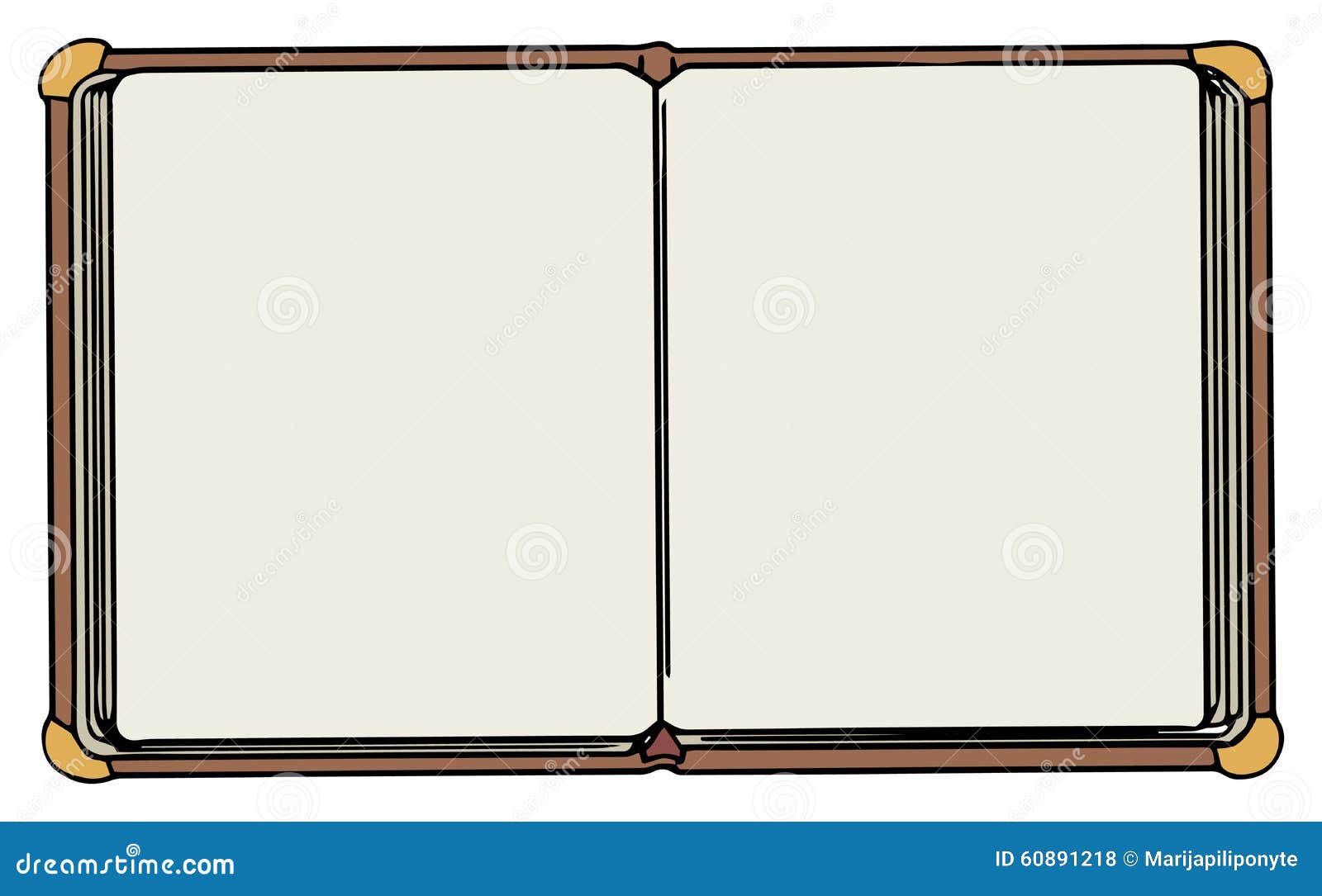 Hand drawn open note book stock vector. Illustration of concept - 60891218