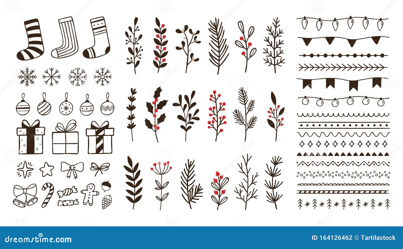 Winter Hand Drawn Poster Country Scene In Alpine Mountains. Express ...