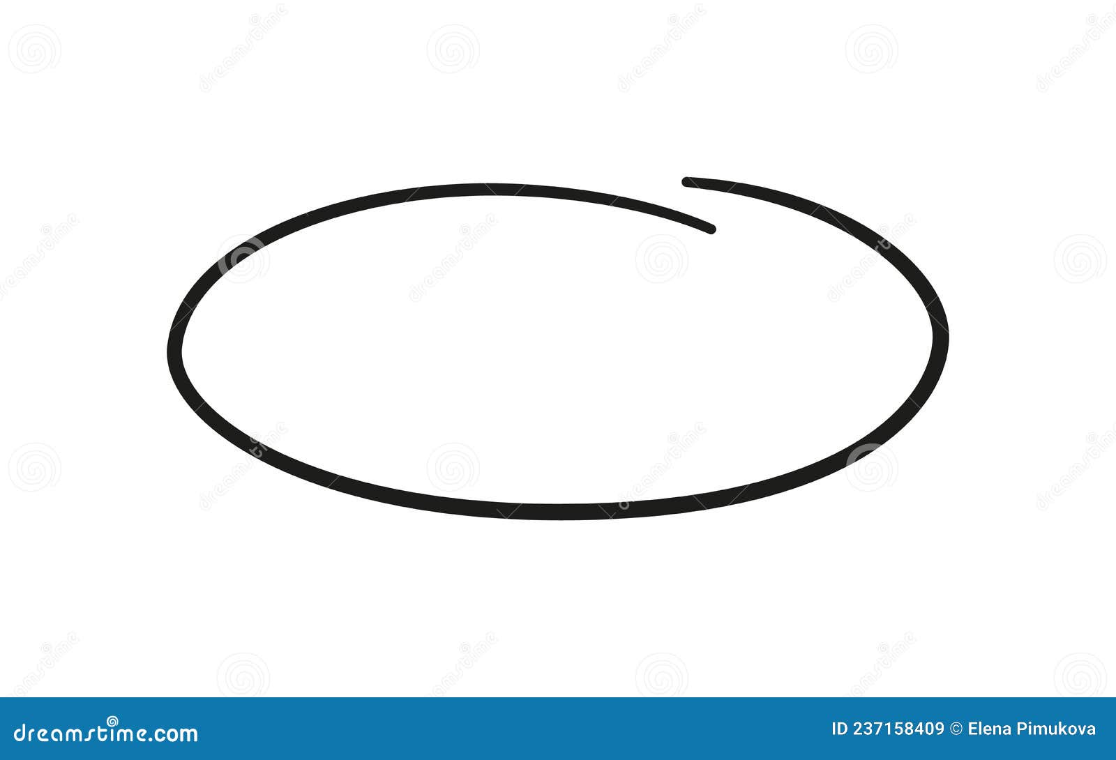 Hand Drawn Oval. Highlight Circle Frame. Ellipse in Doodle Style Stock ... Hand Drawn Oval. Highlight Circle Frame. Ellipse in Doodle Style Stock ...