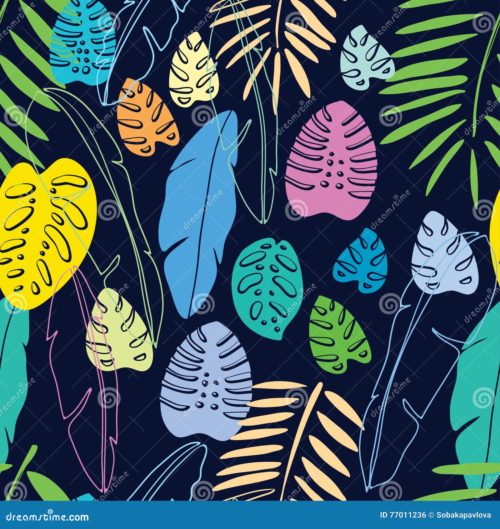 Hand Drawn Palm Tree Seamless Pattern Stock Illustration - Illustration ... Hand Drawn Palm Tree Seamless Pattern Stock Illustration - Illustration ...
