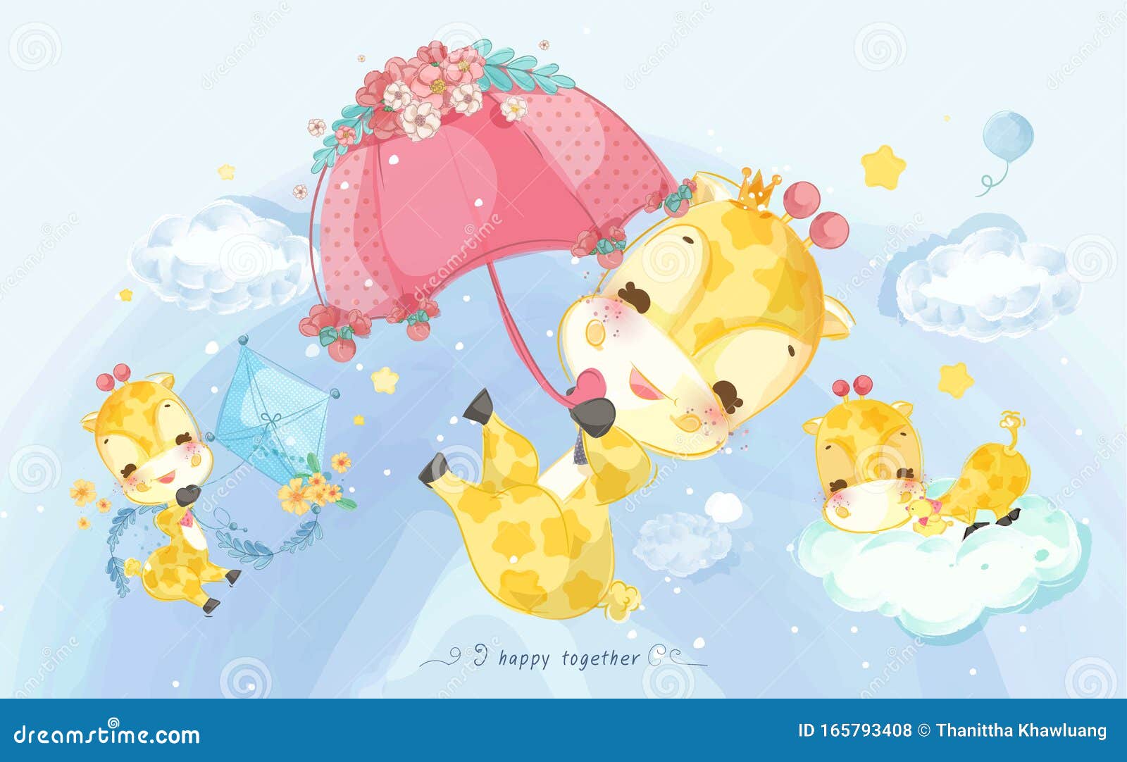 Hand Drawn Parade Doodle Animals. Vector Illustration Stock ...