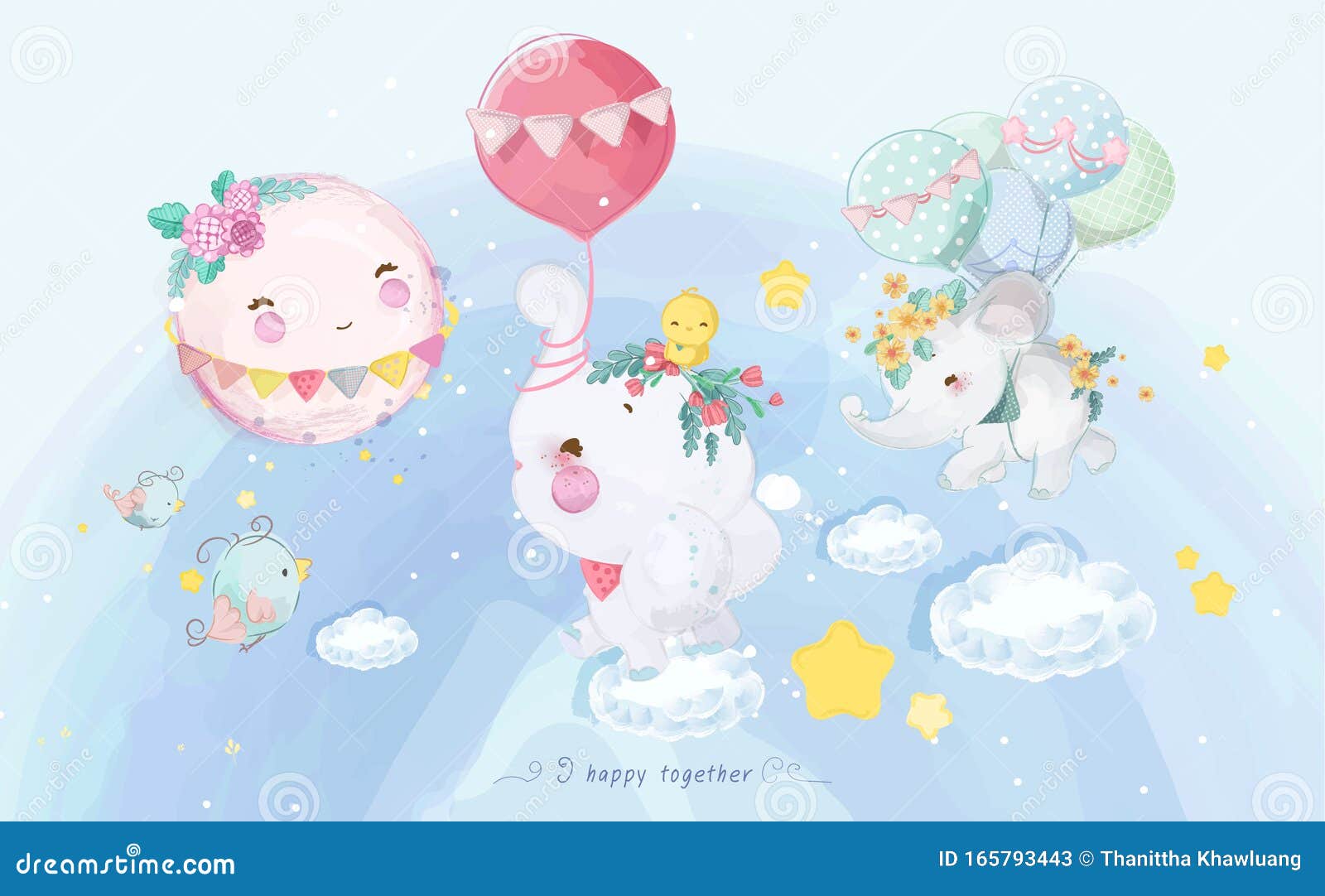 Hand Drawn Parade Doodle Animals. Vector Illustration Stock ...