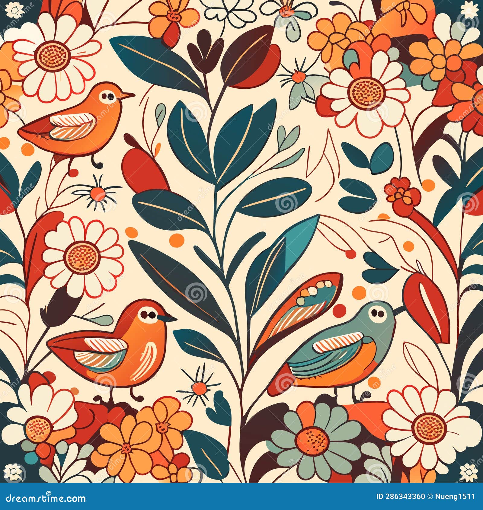 Hand Drawn Pattern Design Illustion Background_06 Vector Illustration ...