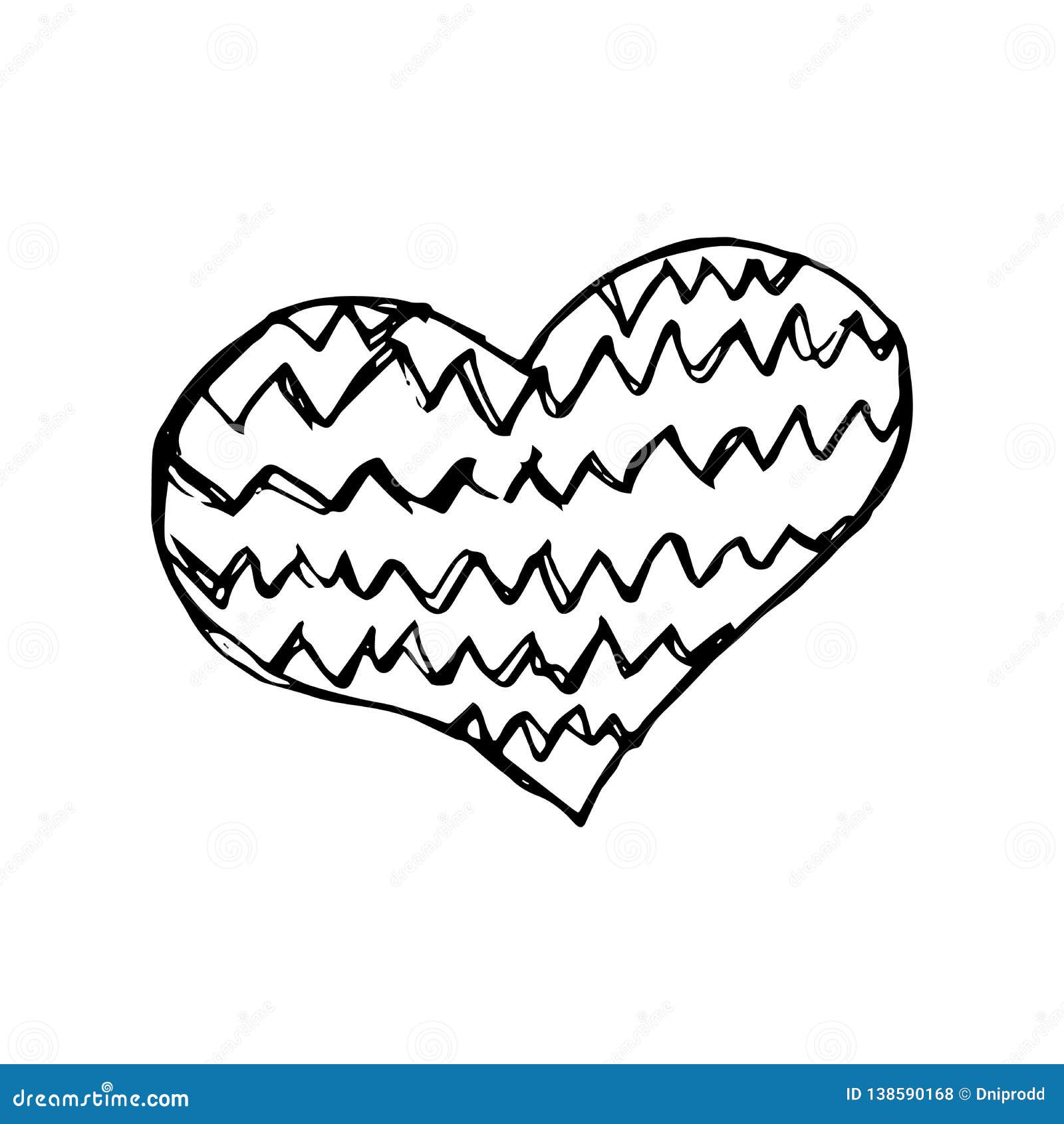 Hand Drawn Pencil Scribble Hearts Stock Vector - Illustration of hand ...