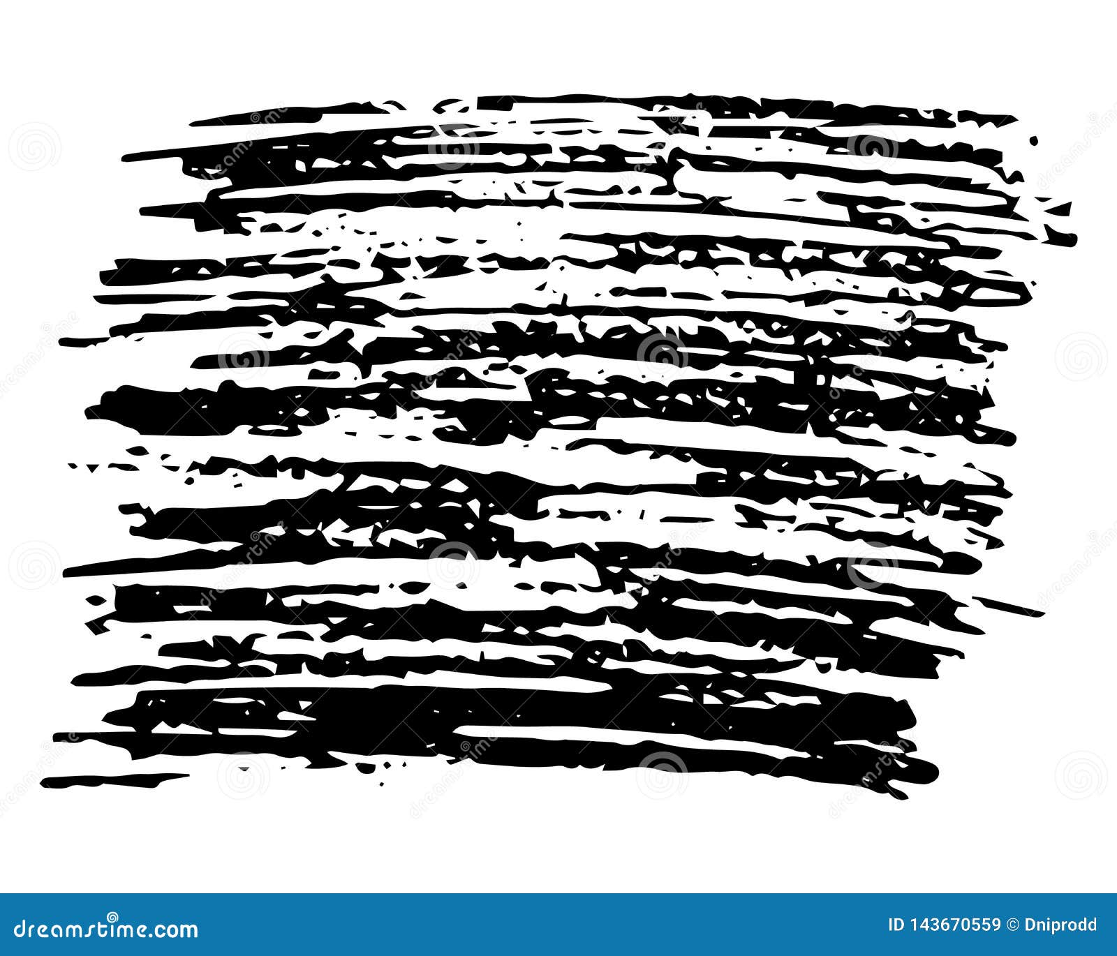 Hand Drawn Pencil Scribble Rectangle Stock Vector - Illustration of ...