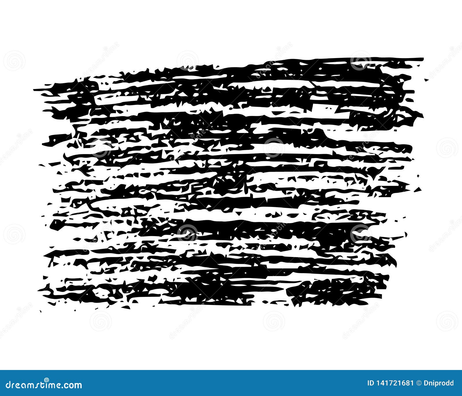 Hand Drawn Pencil Scribble Rectangle Stock Vector - Illustration of ...
