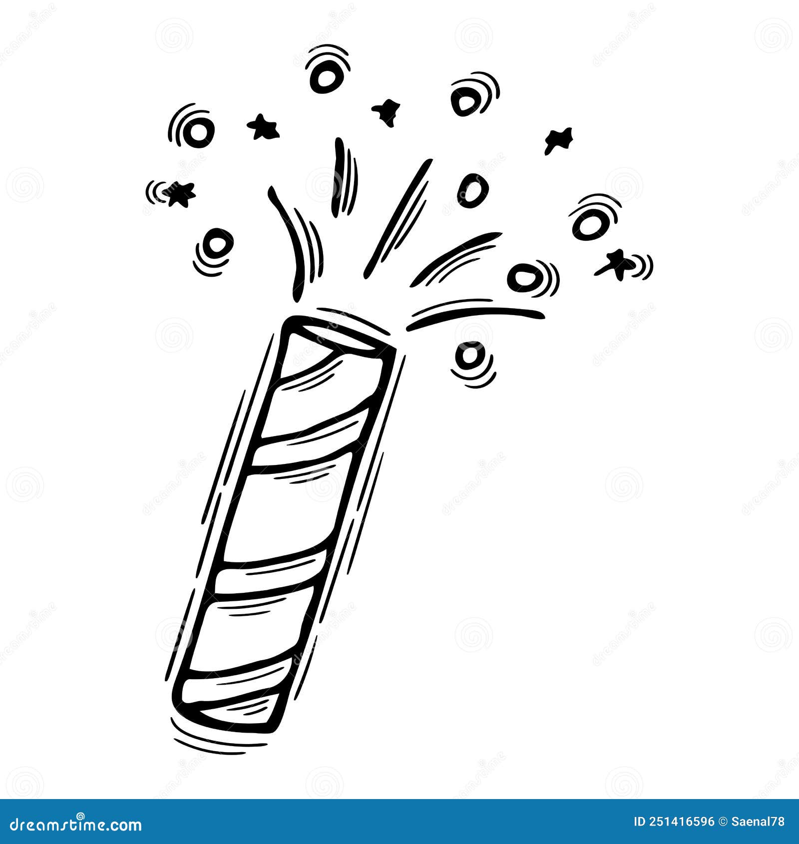 Firework & Firecracker Icon Set Vector Illustration | CartoonDealer.com ...