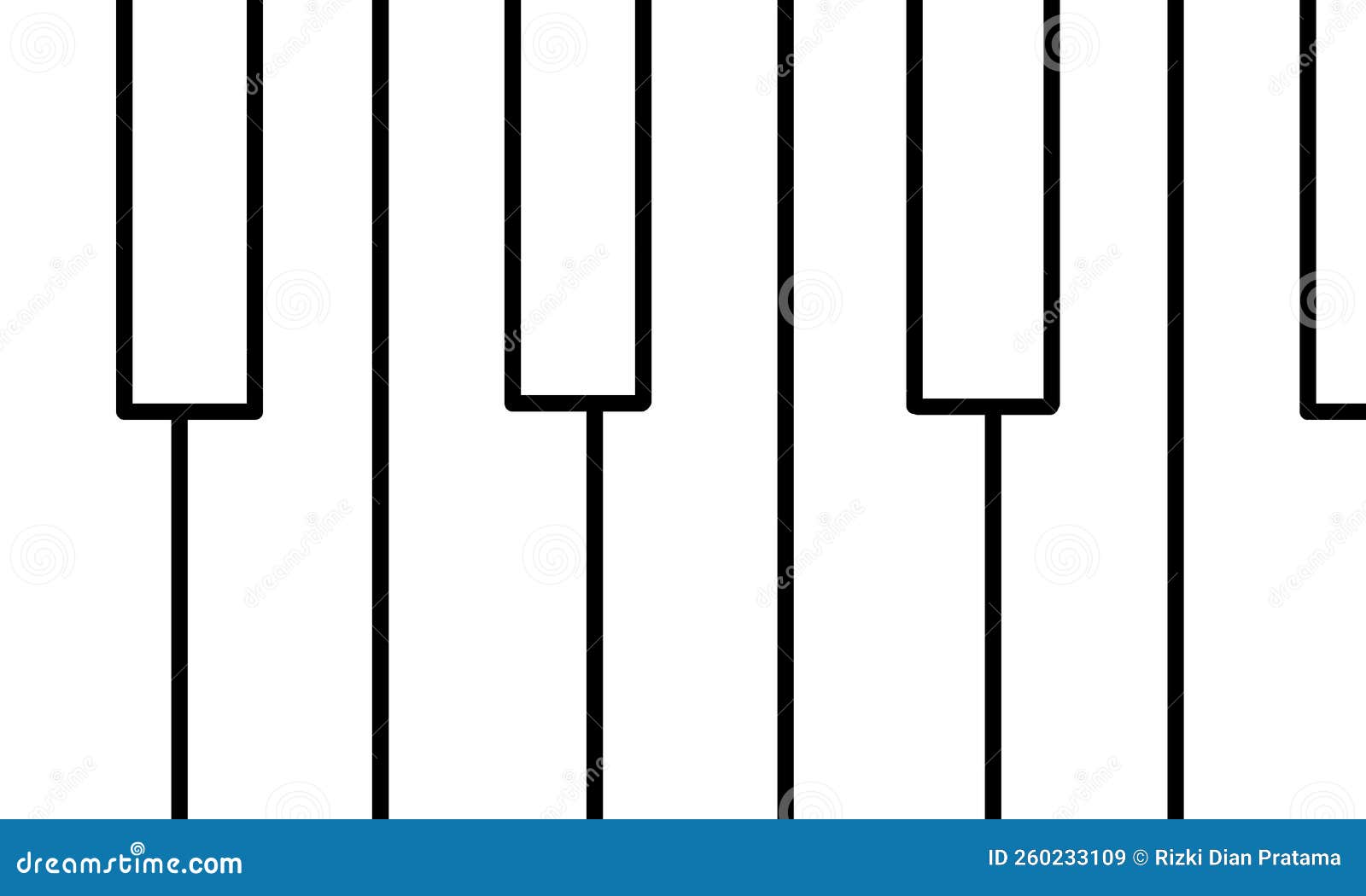 Hand Drawn Piano Keyboard 2 Stock Vector - Illustration of creative ...