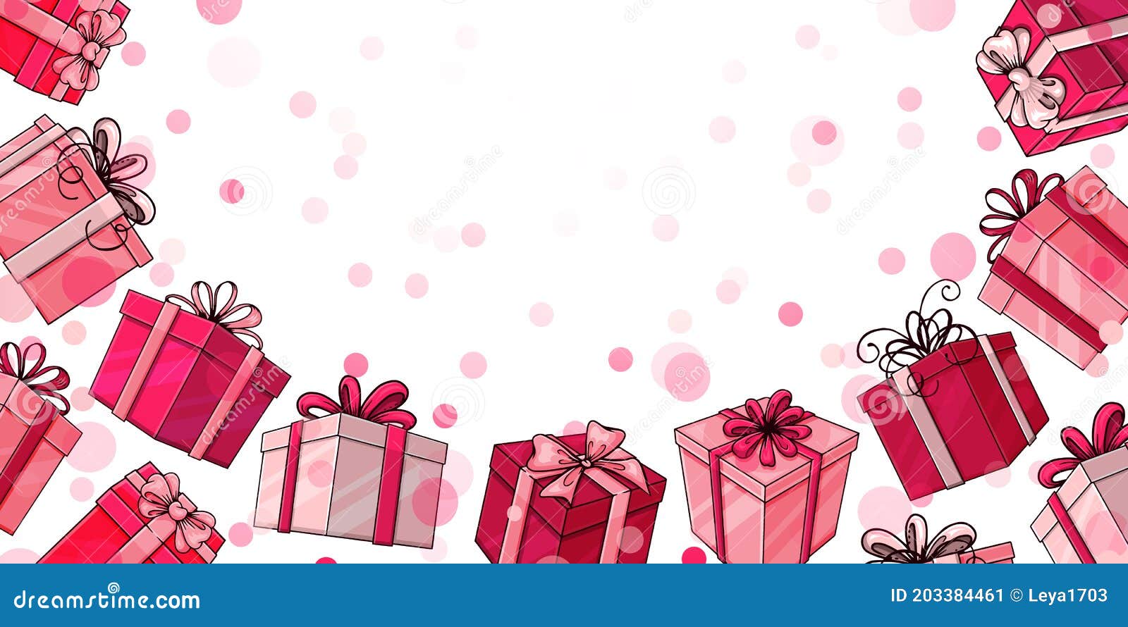 Pink Boxes Podium On A White Background. For Cosmetic Display ...