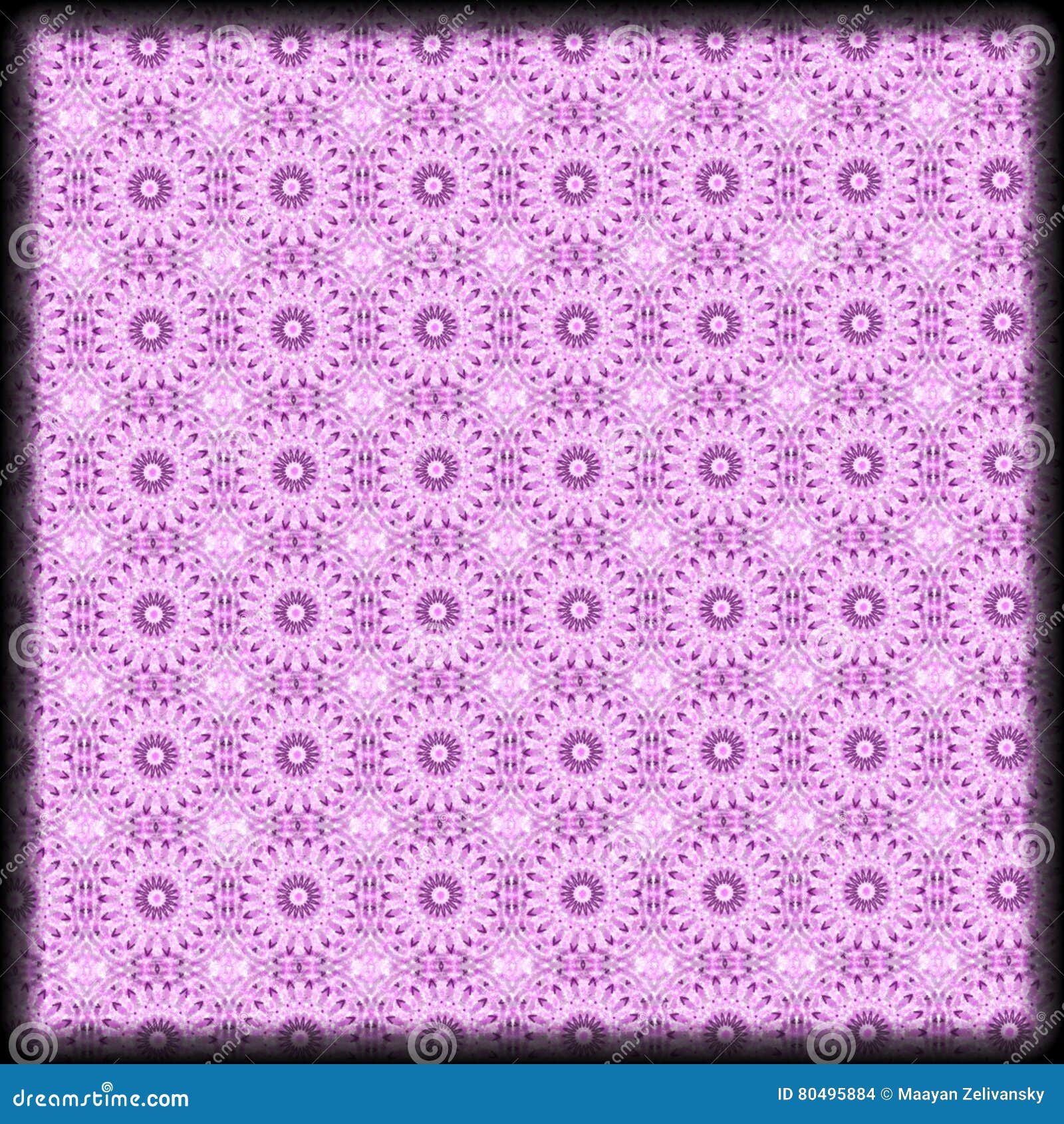 Hand Drawn Pink Geometric Pattern Stock Illustration - Illustration of ...