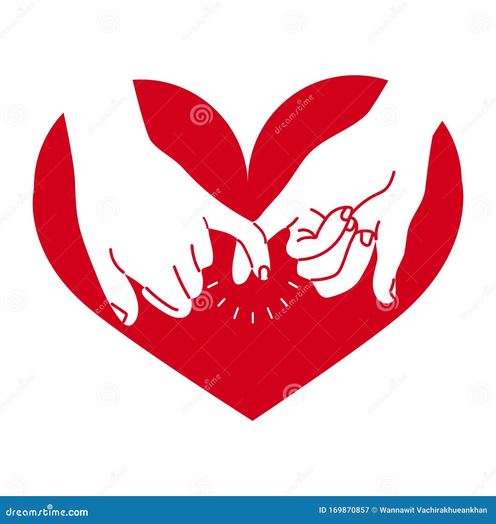 Pinky Promise Commitment Hand Gestures Isolated Royalty-Free Stock ...