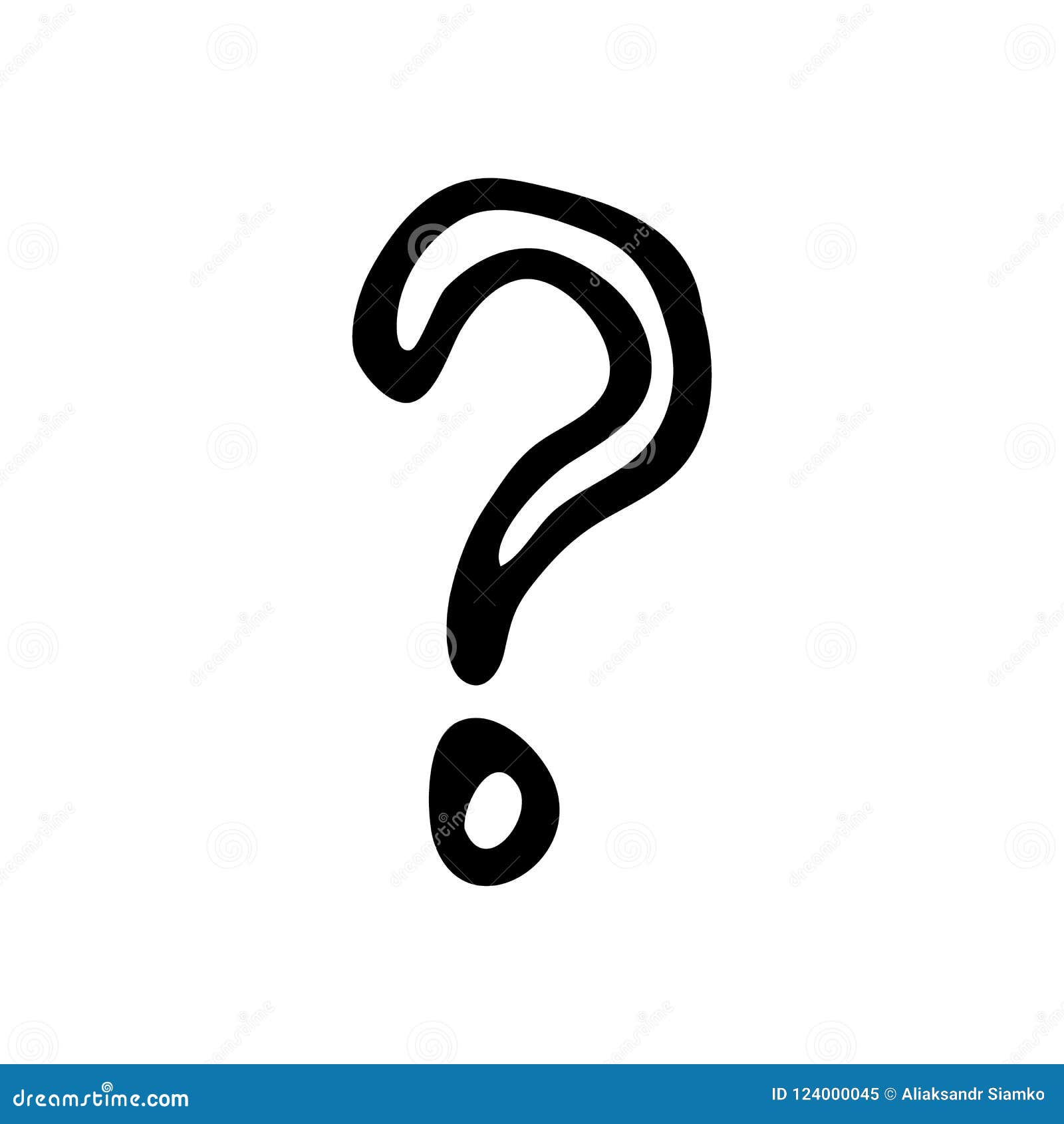 Hand Drawn Question Mark Doodle. Sketch Style Icon. Decoration E ... Hand Drawn Question Mark Doodle. Sketch Style Icon. Decoration E ...