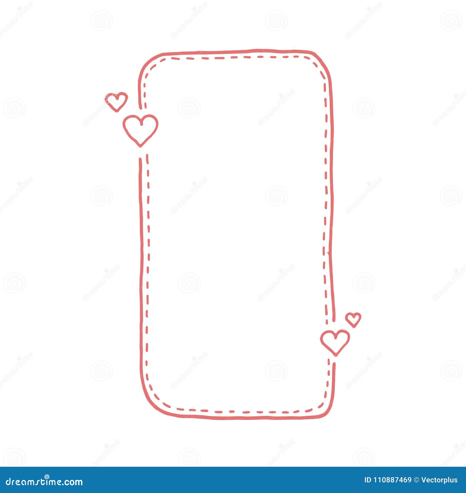 Hand Drawn Quote Dashed Line Boxes. Doodle Style. Cute Lovely ... Hand Drawn Quote Dashed Line Boxes. Doodle Style. Cute Lovely ...
