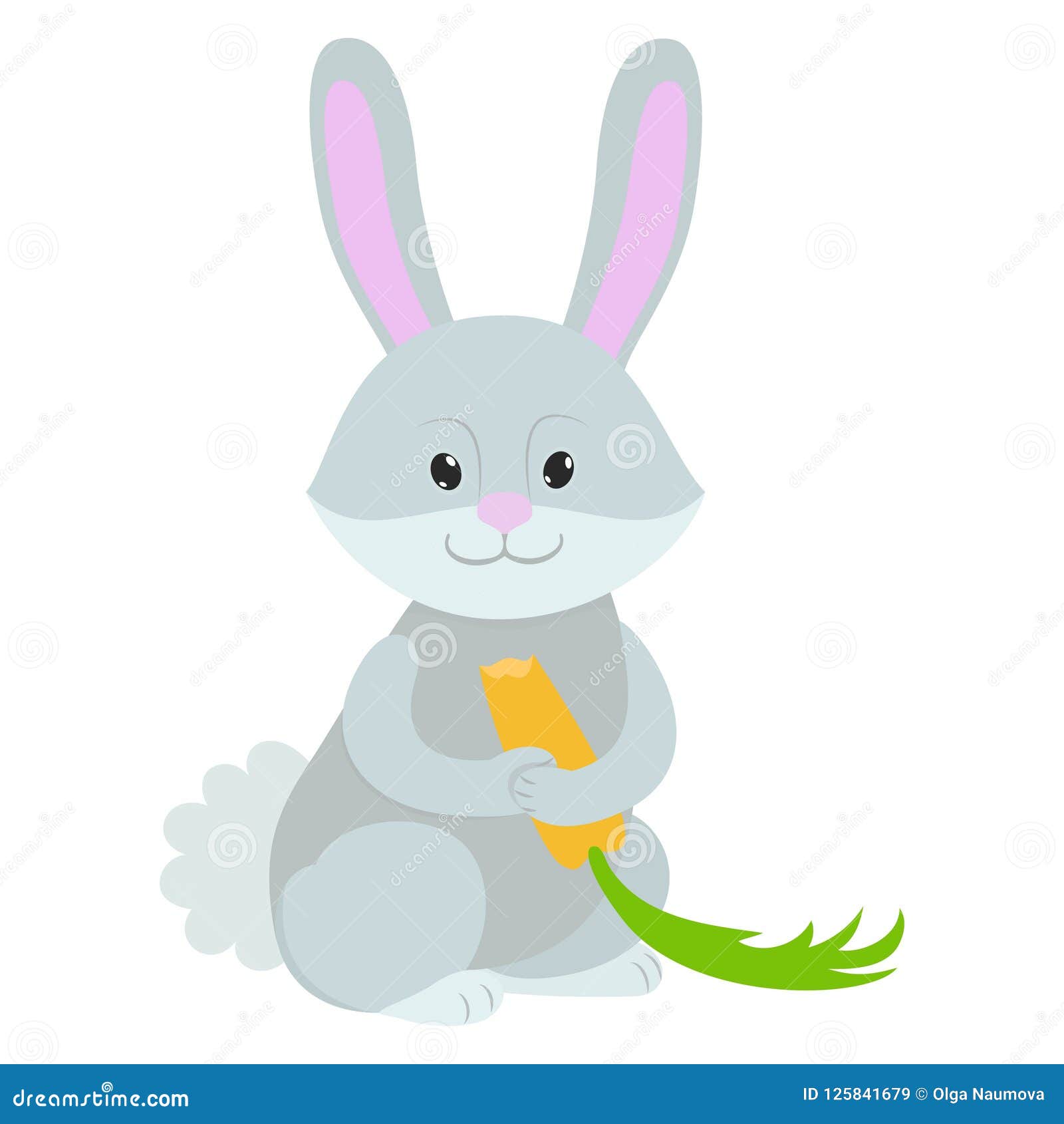 Hand Drawn Rabbit. Natural Colors. Illustration Stock Vector ... Hand Drawn Rabbit. Natural Colors. Illustration Stock Vector ...