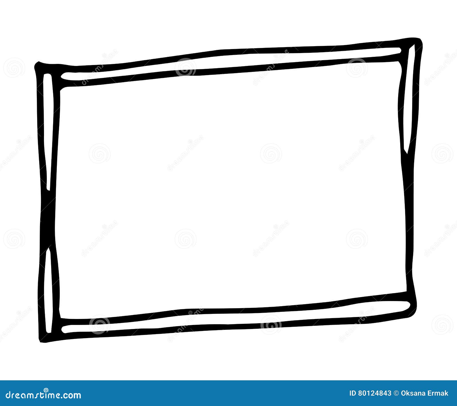 Hand Drawn Rectangle Vector