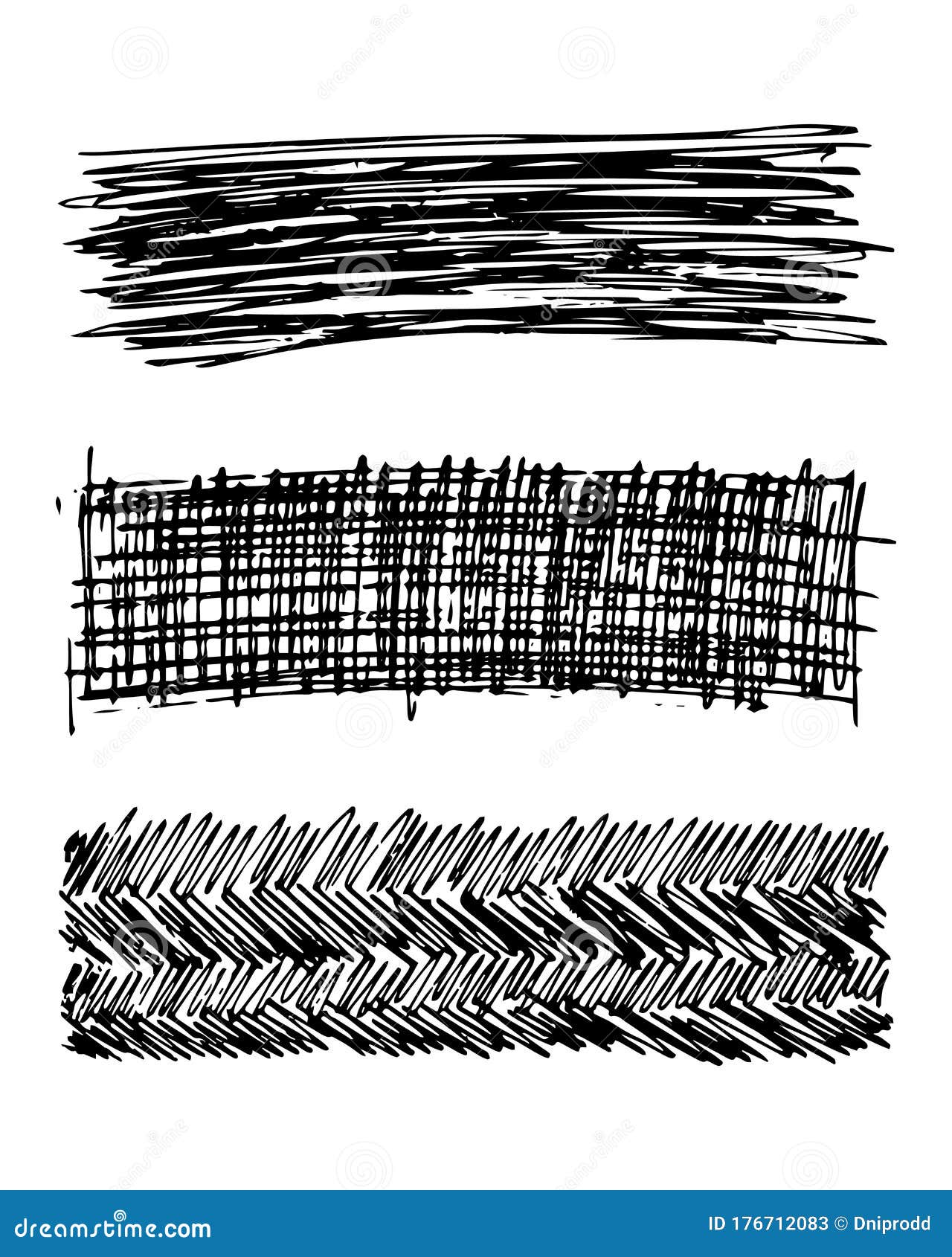 Hand Drawn Rectangle Scribble Smear Stock Vector - Illustration of ...