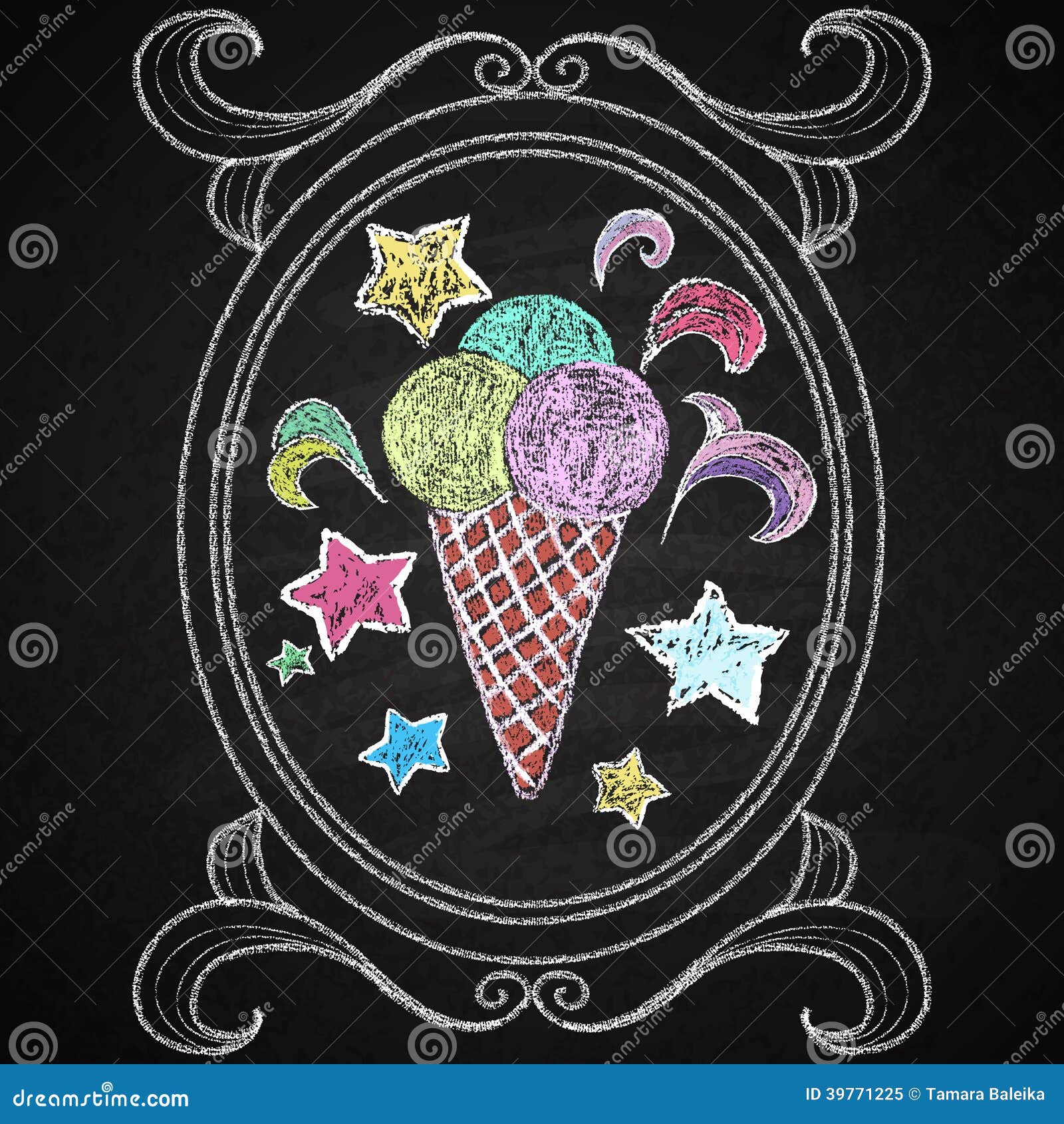 Hand Drawn Restaurant Menu Elements. Stock Vector - Illustration of ...