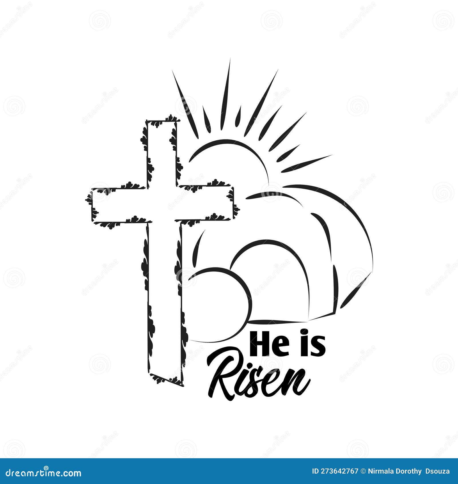 He Is Risen He Is Risen Indeed Clipart