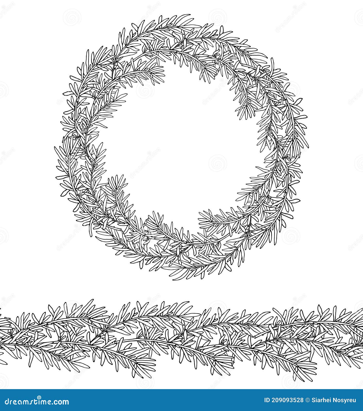 Twig Frame Vector | CartoonDealer.com #27688586