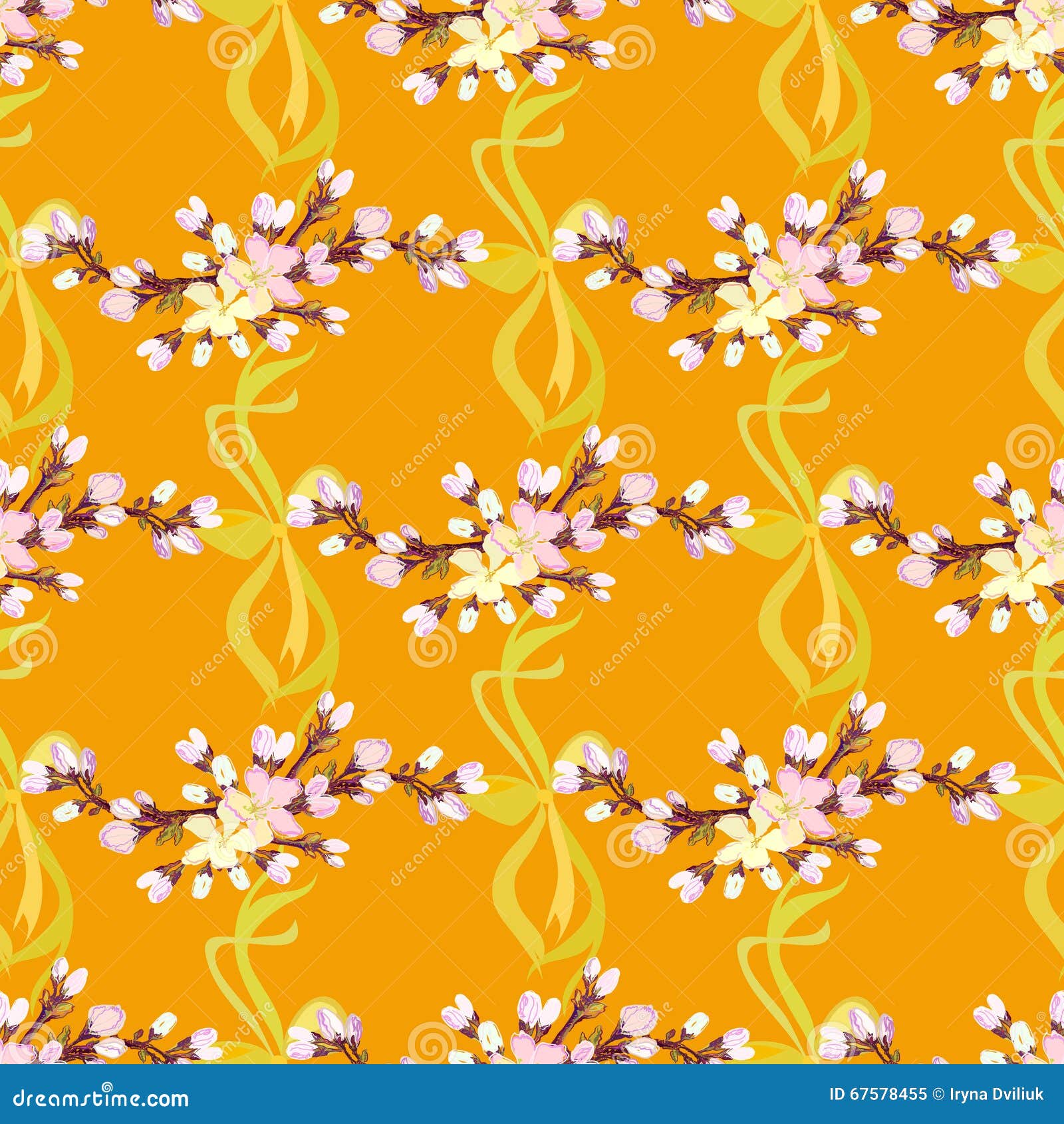 Hand drawn sakura design. stock vector. Illustration of background ...