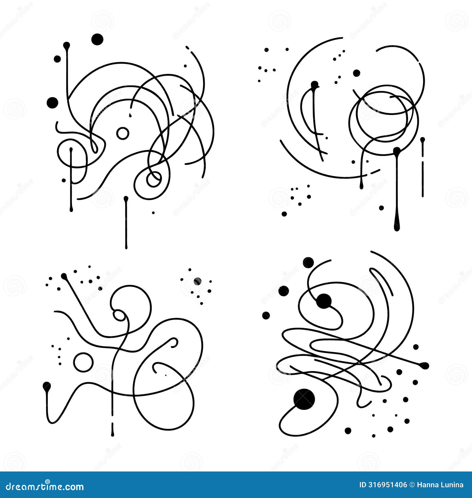 Hand Drawn Scrawl Sketch. Abstract Scribble, Chaos Doodle Stock Vector ...