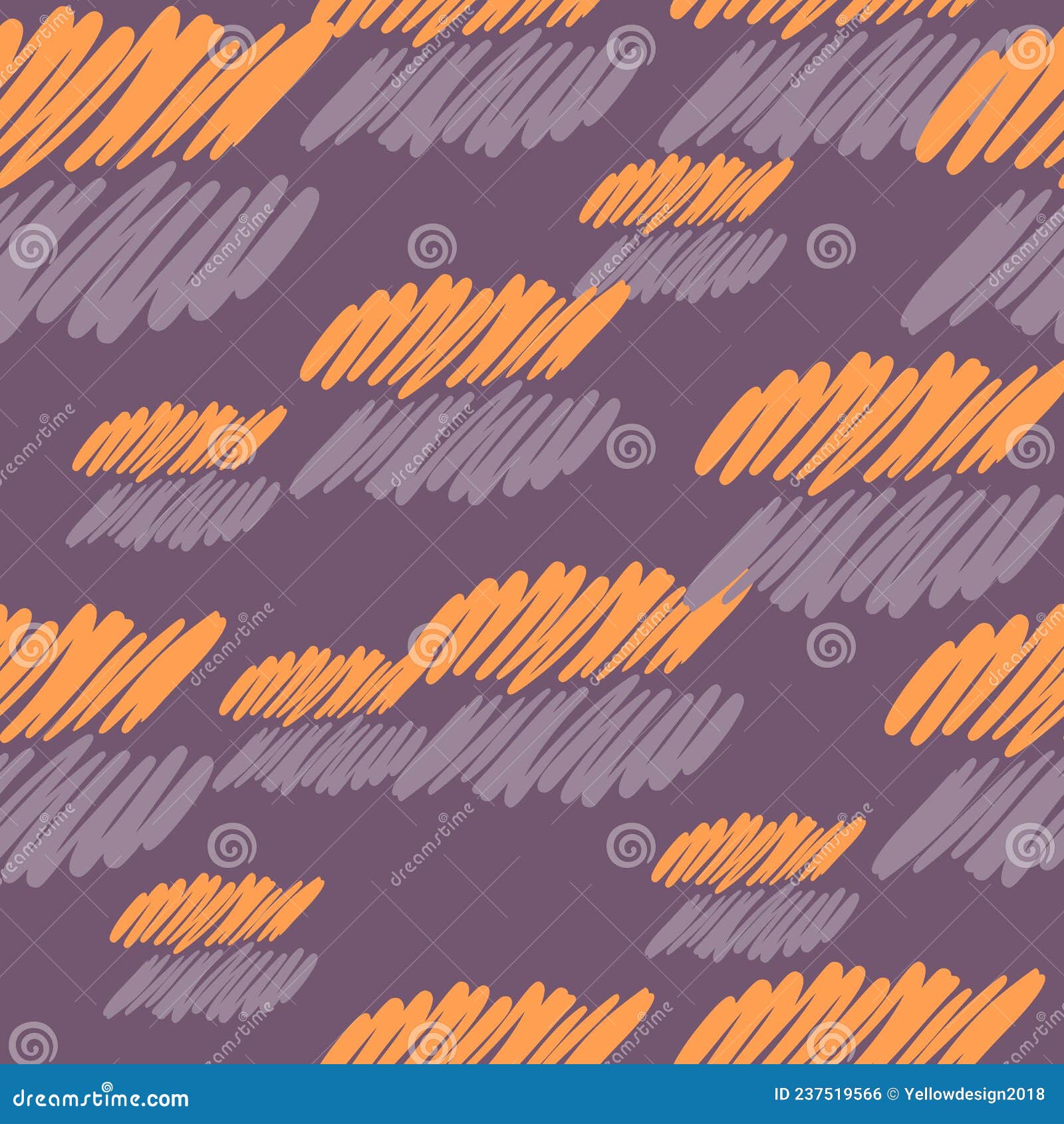 Hand Drawn Scrawl Sketch Pattern. Pencil Strokes Seamless Texture Stock ...